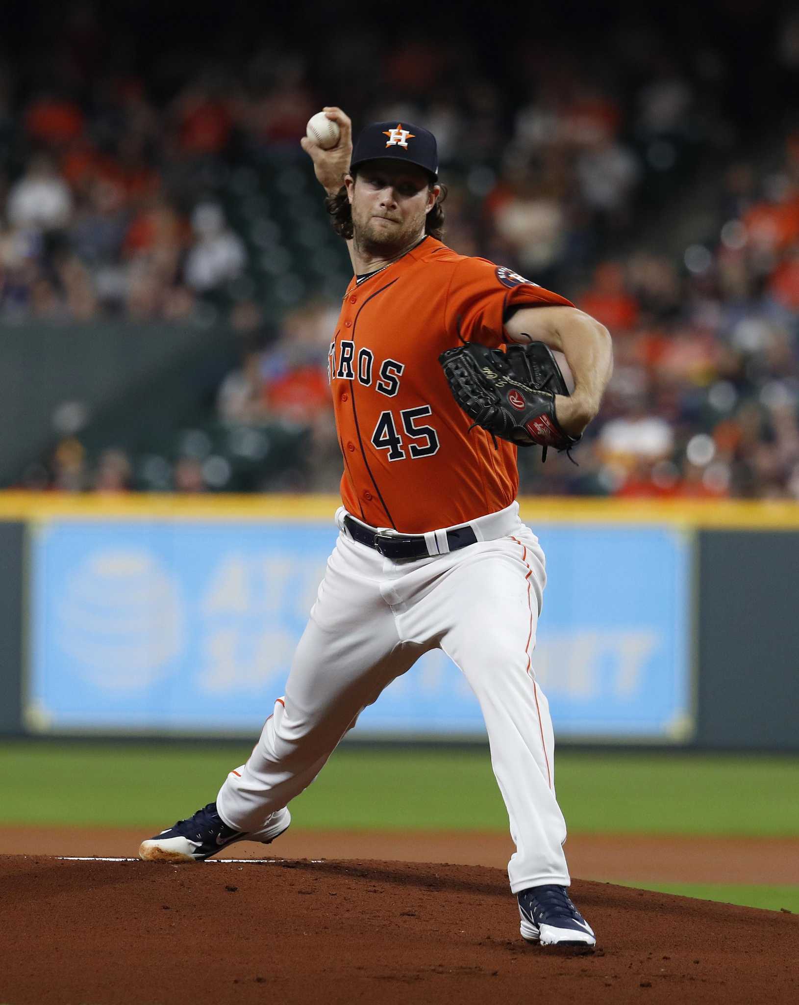 Gerrit Cole, George Springer shine as Astros edge Rangers