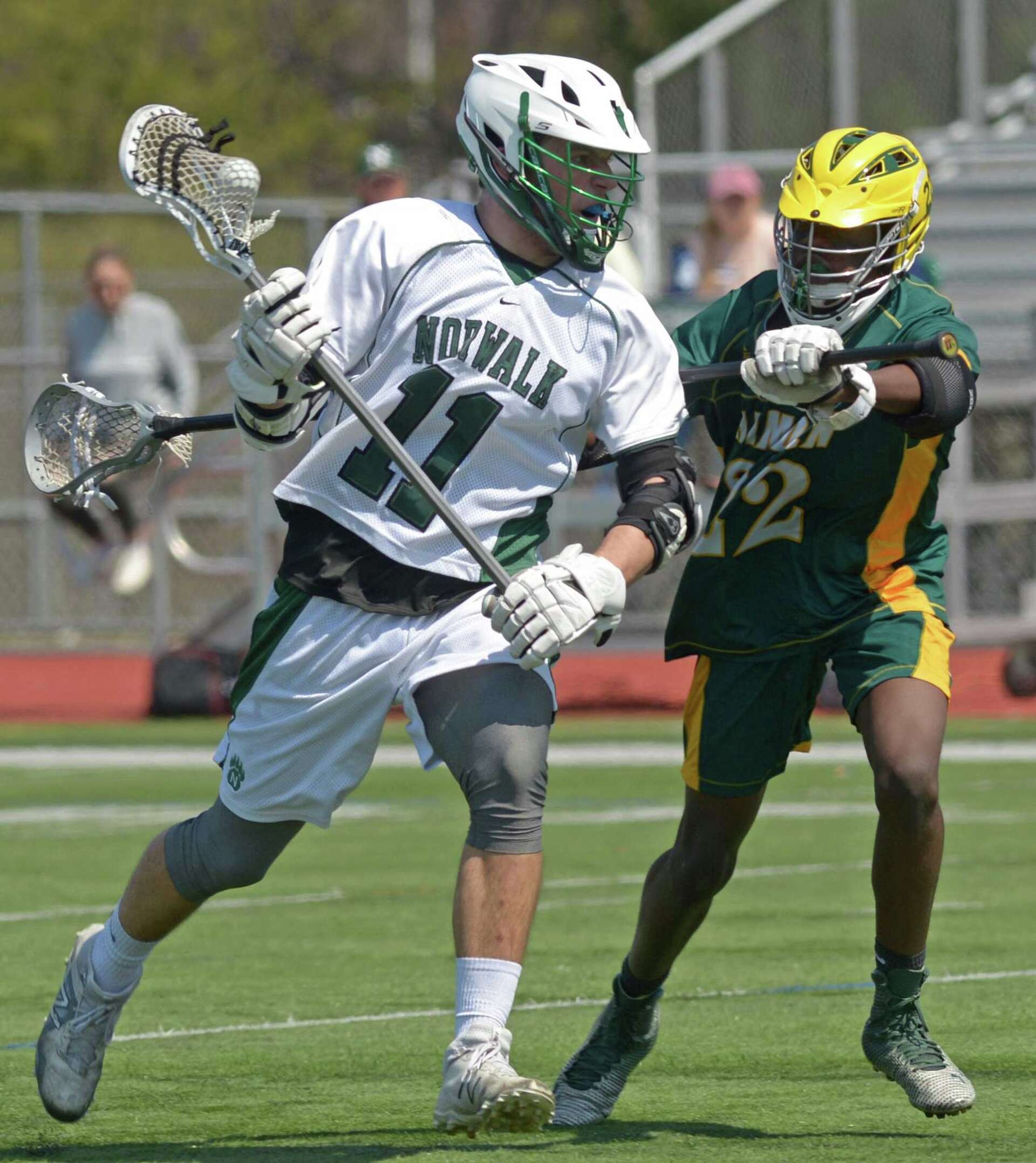 Boys lacrosse: Norwalk rolls past Hamden