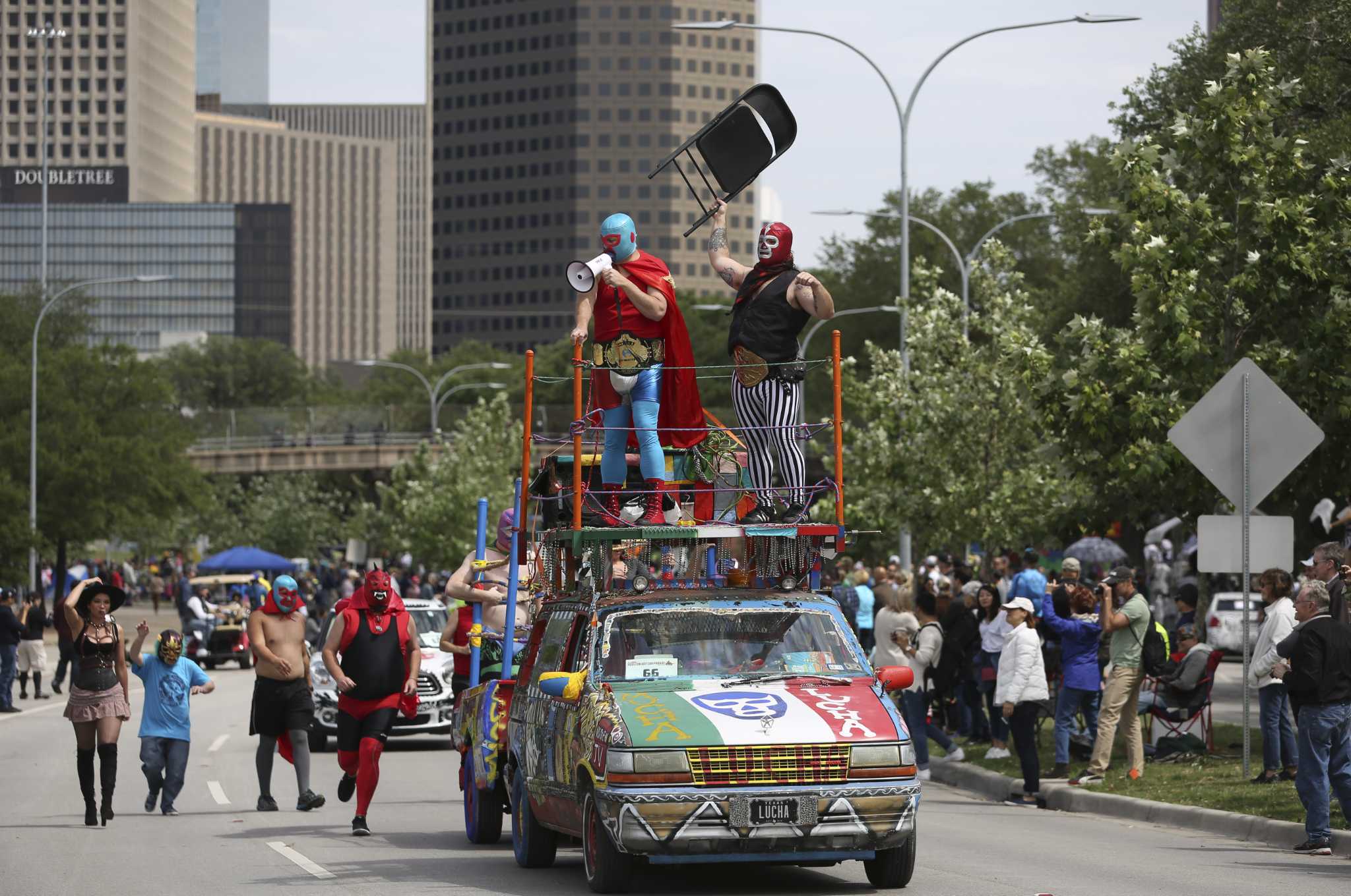 Houston's annual Art Car Parade rolls through downtown