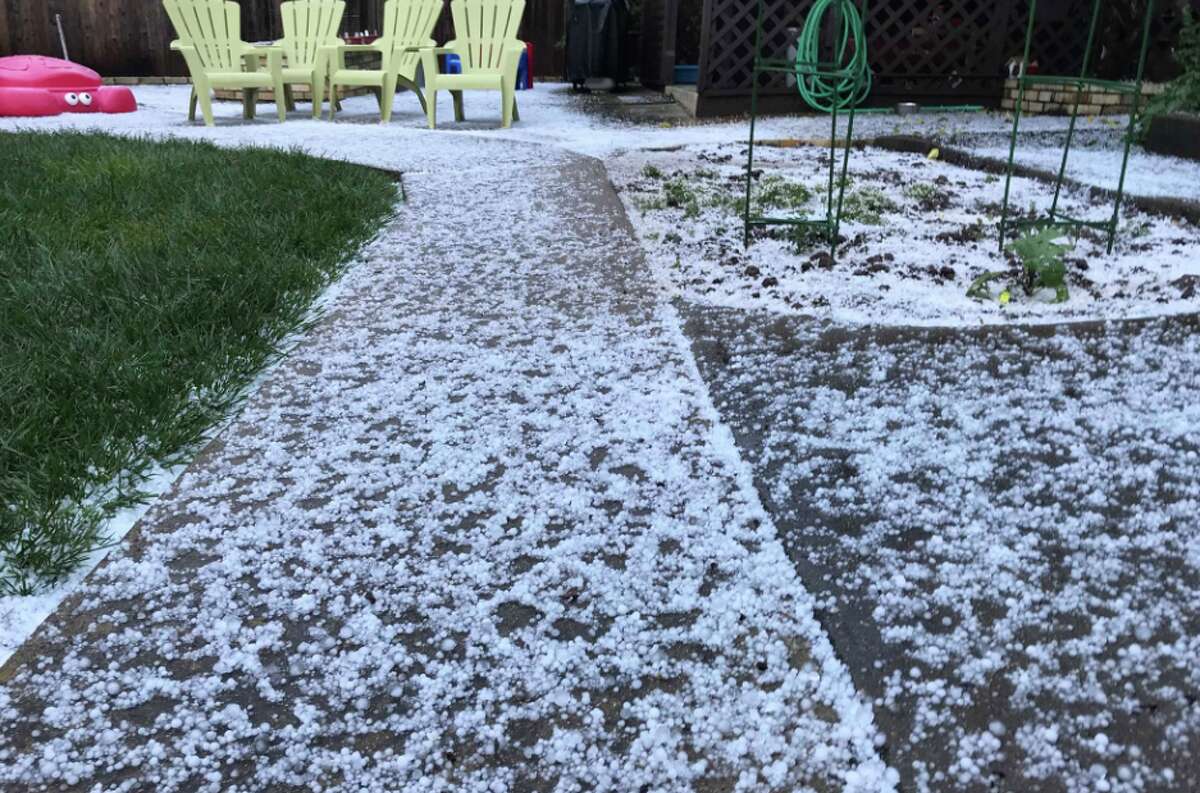 Cold front brings hail — and even a little snow — to Bay Area