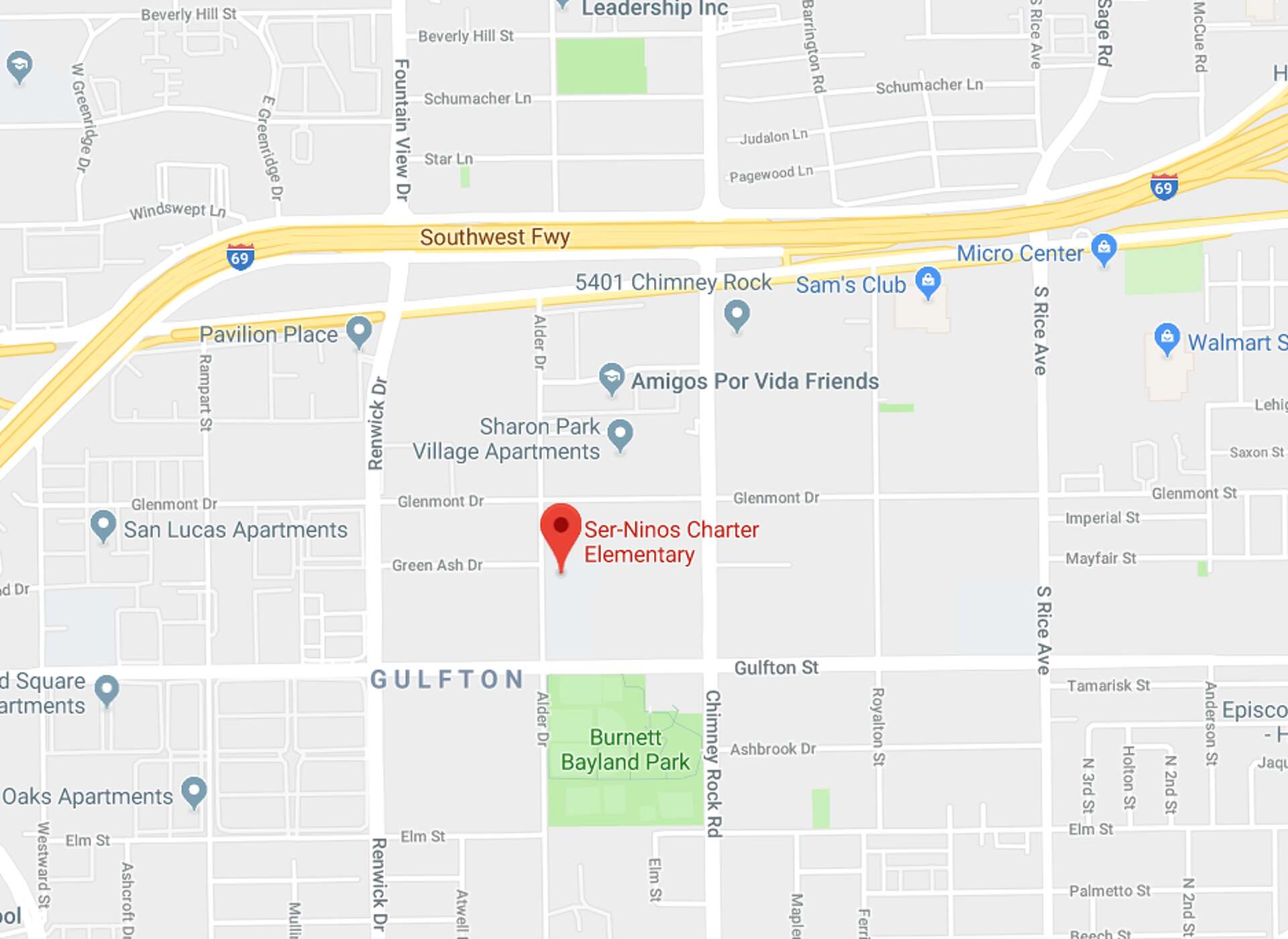 Map shows suspected human trafficking fronts operating near Houston schools