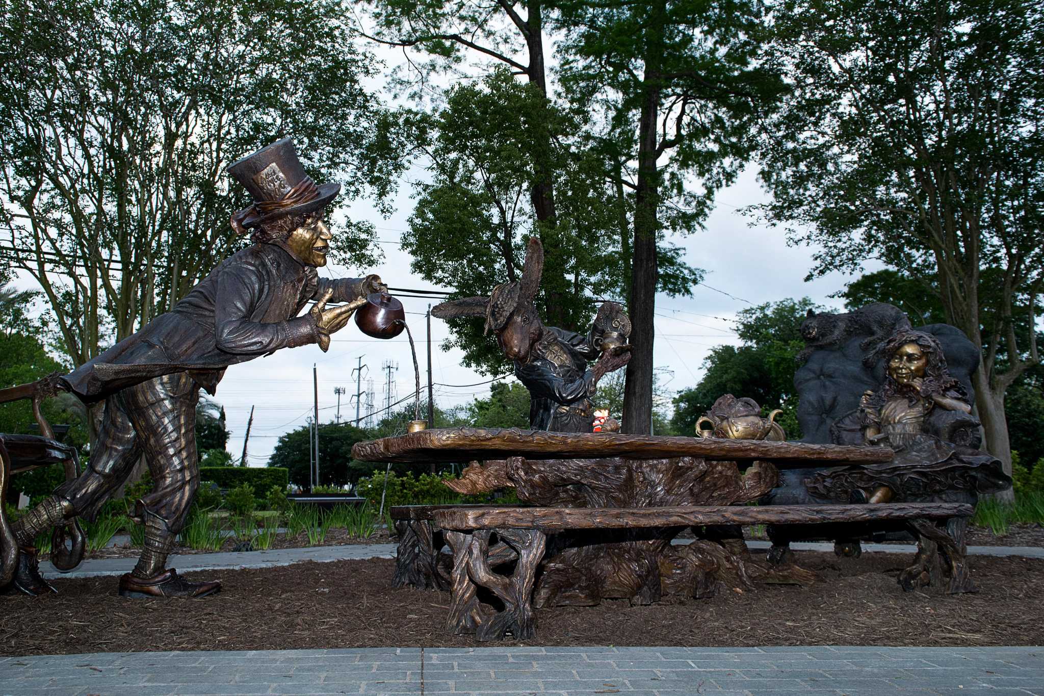 Park debuts sculpture, celebrates first year