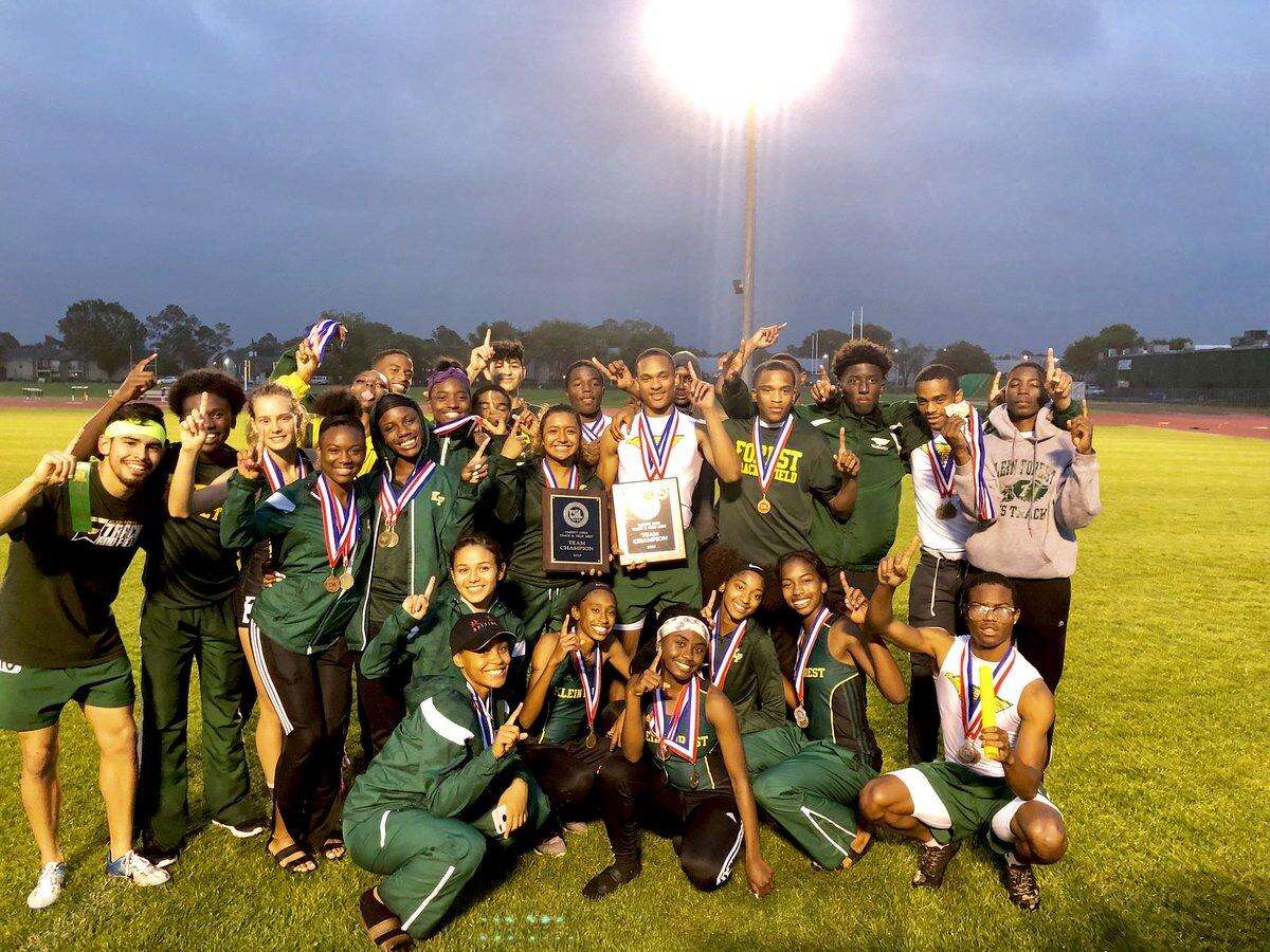 Klein Forest boys, girls claim 15-6A track and field titles