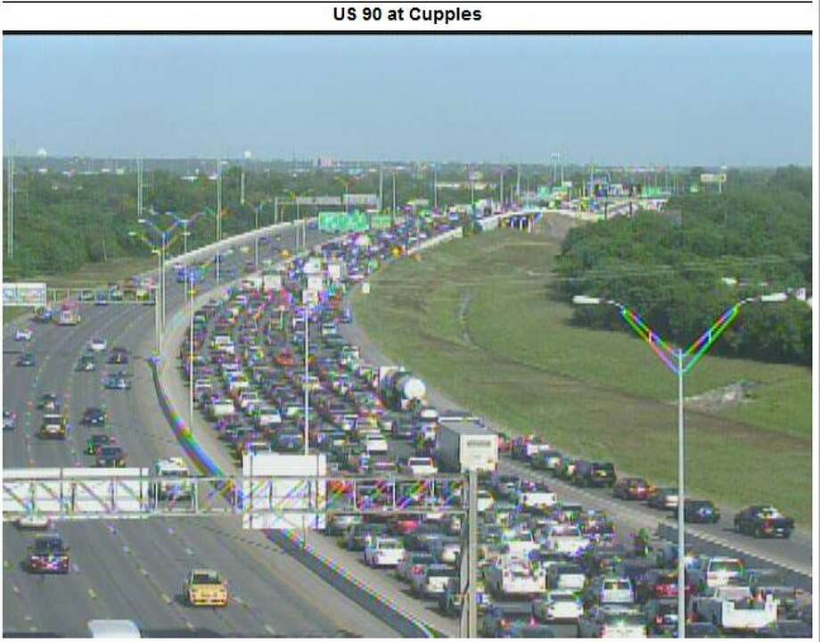 Lanes of US 90 closed for accident near Cupples, Zarzamora - San ...