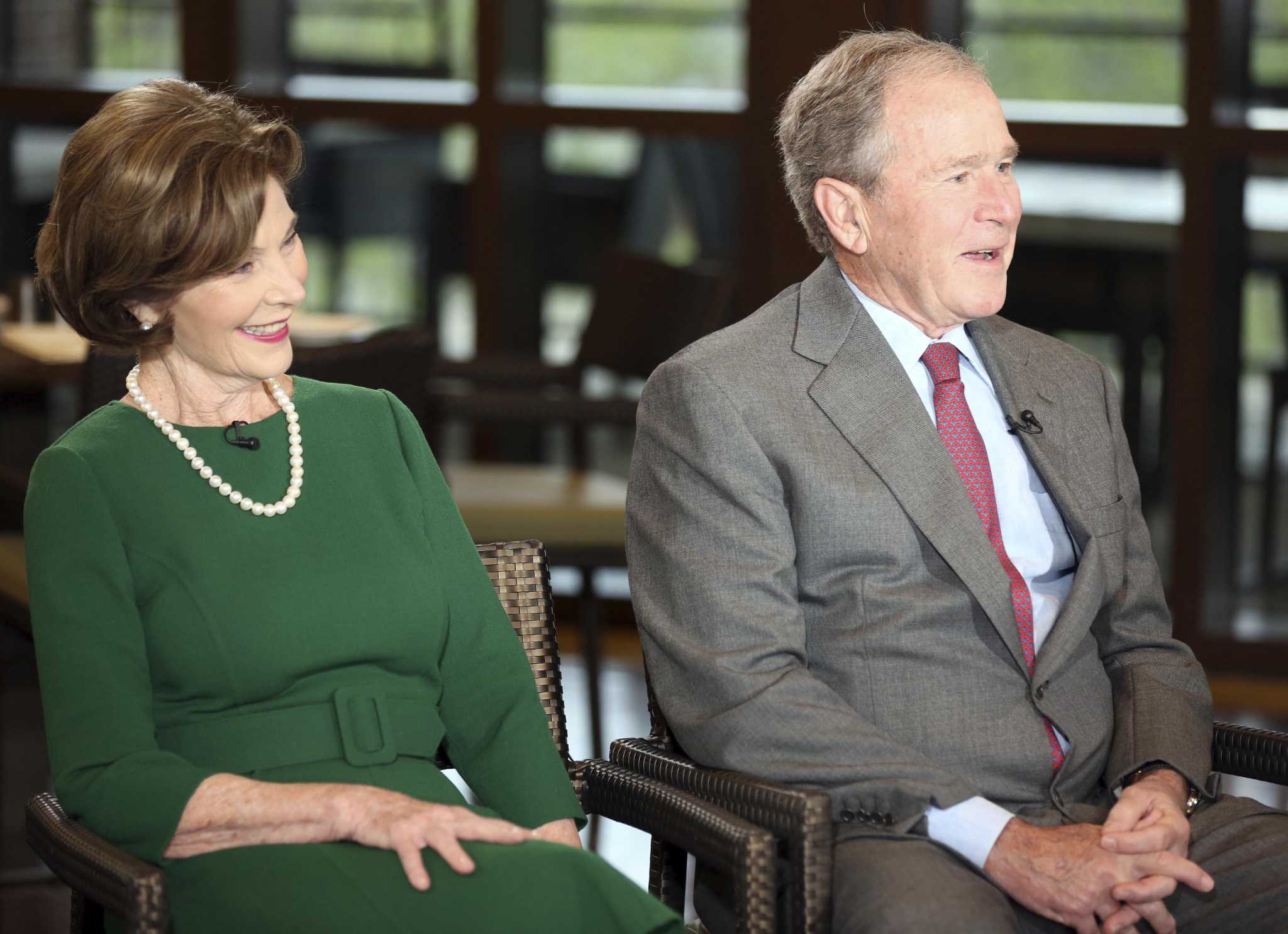Former President George HW Bush buoyed by tributes to wife