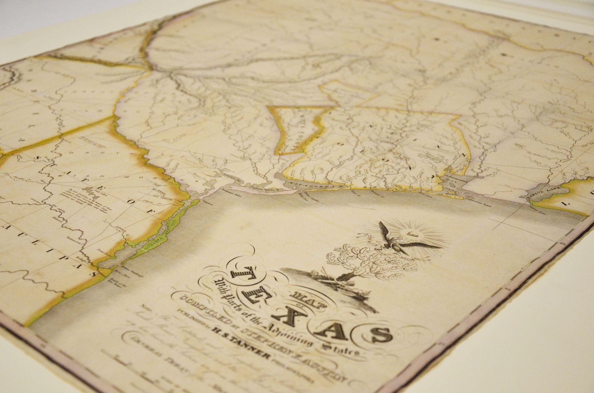 One of the most rare early maps of Texas debuts at Texas A&M