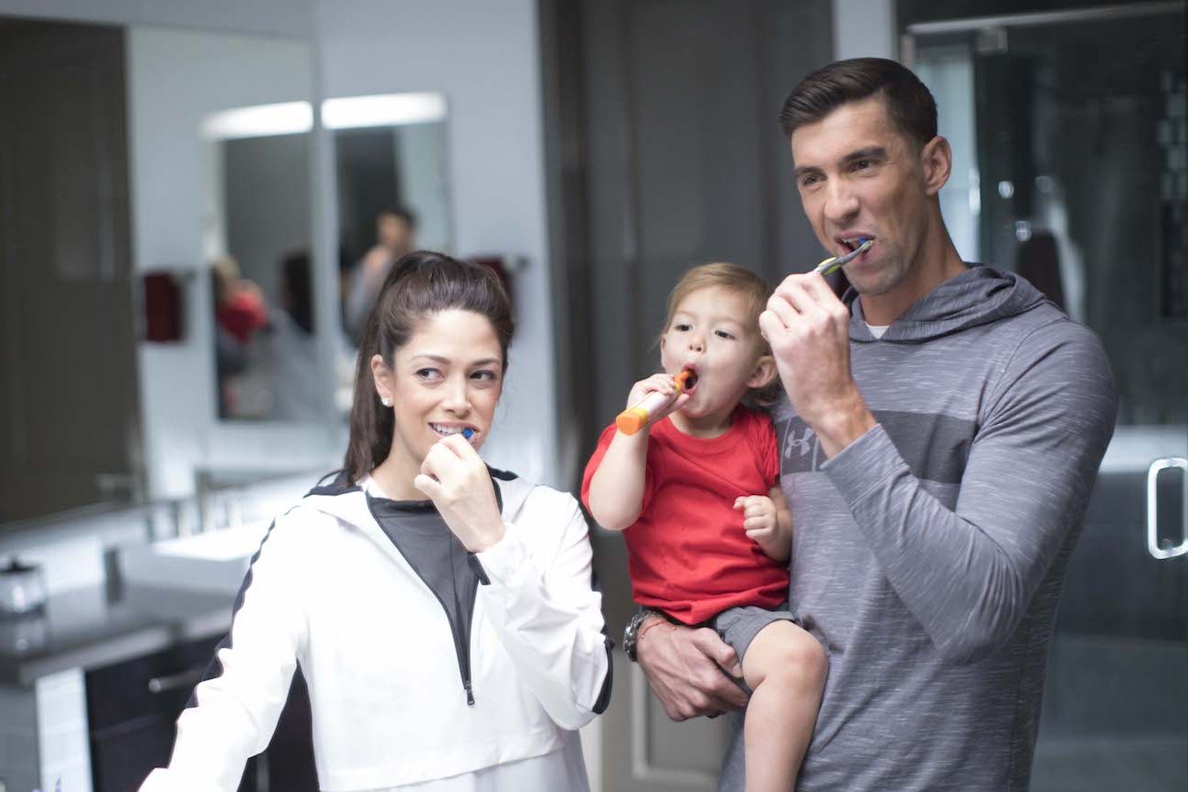Michael Phelps Even Brushes His Teeth Better Than You Do