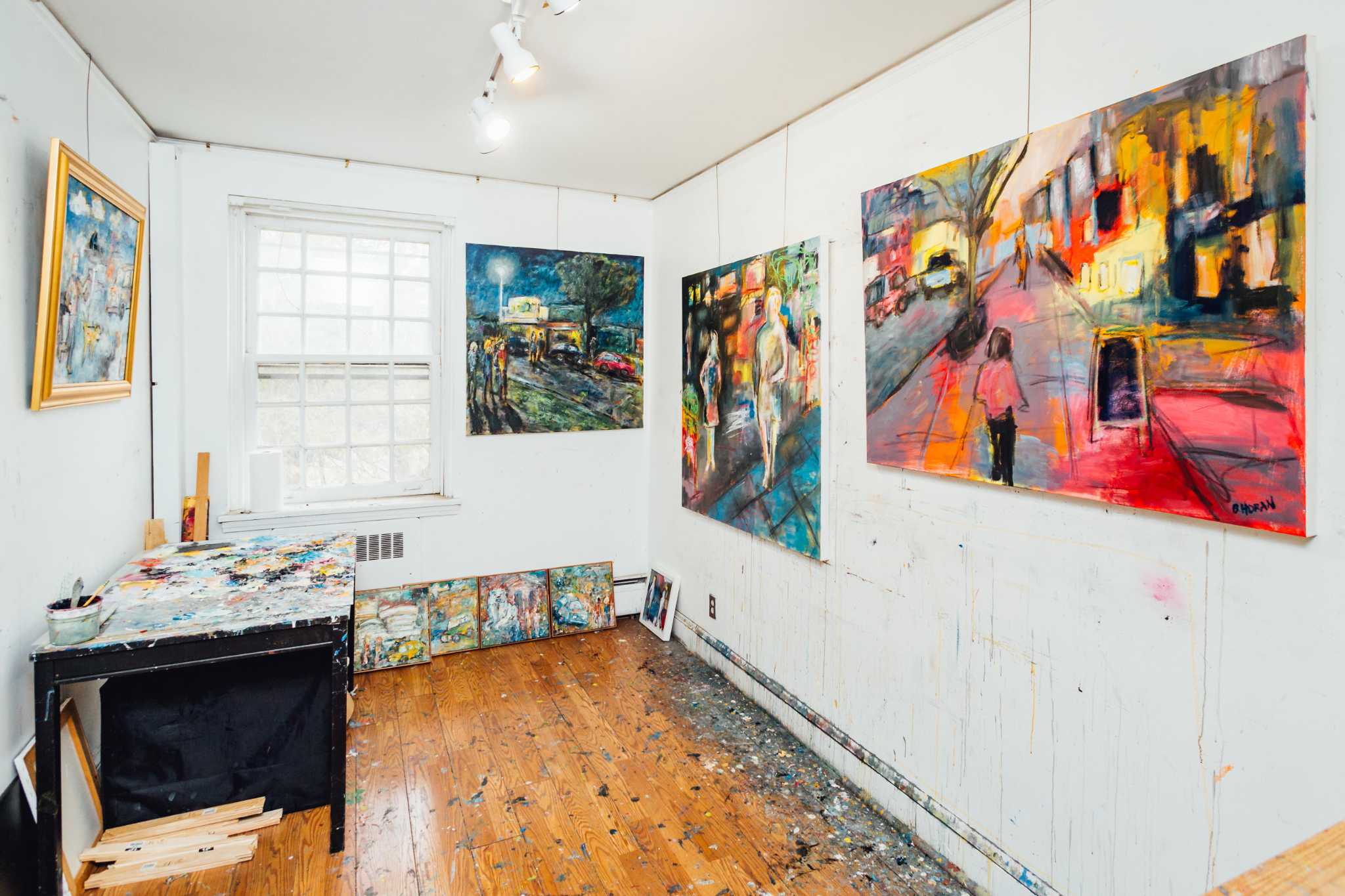 Painter Bruce Horan works with Brookfield curator to prepare for ...