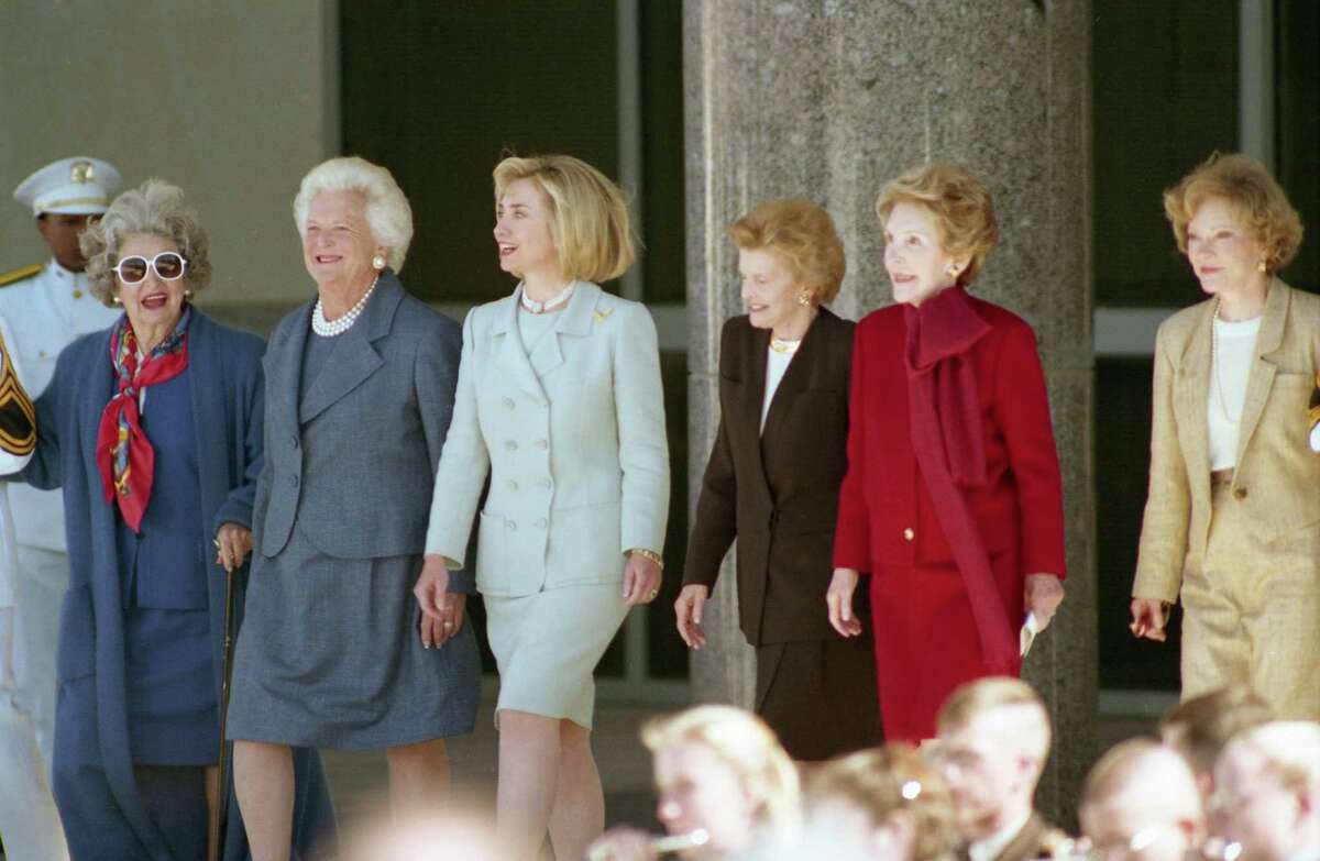 As first lady, Barbara Bush followed her own path