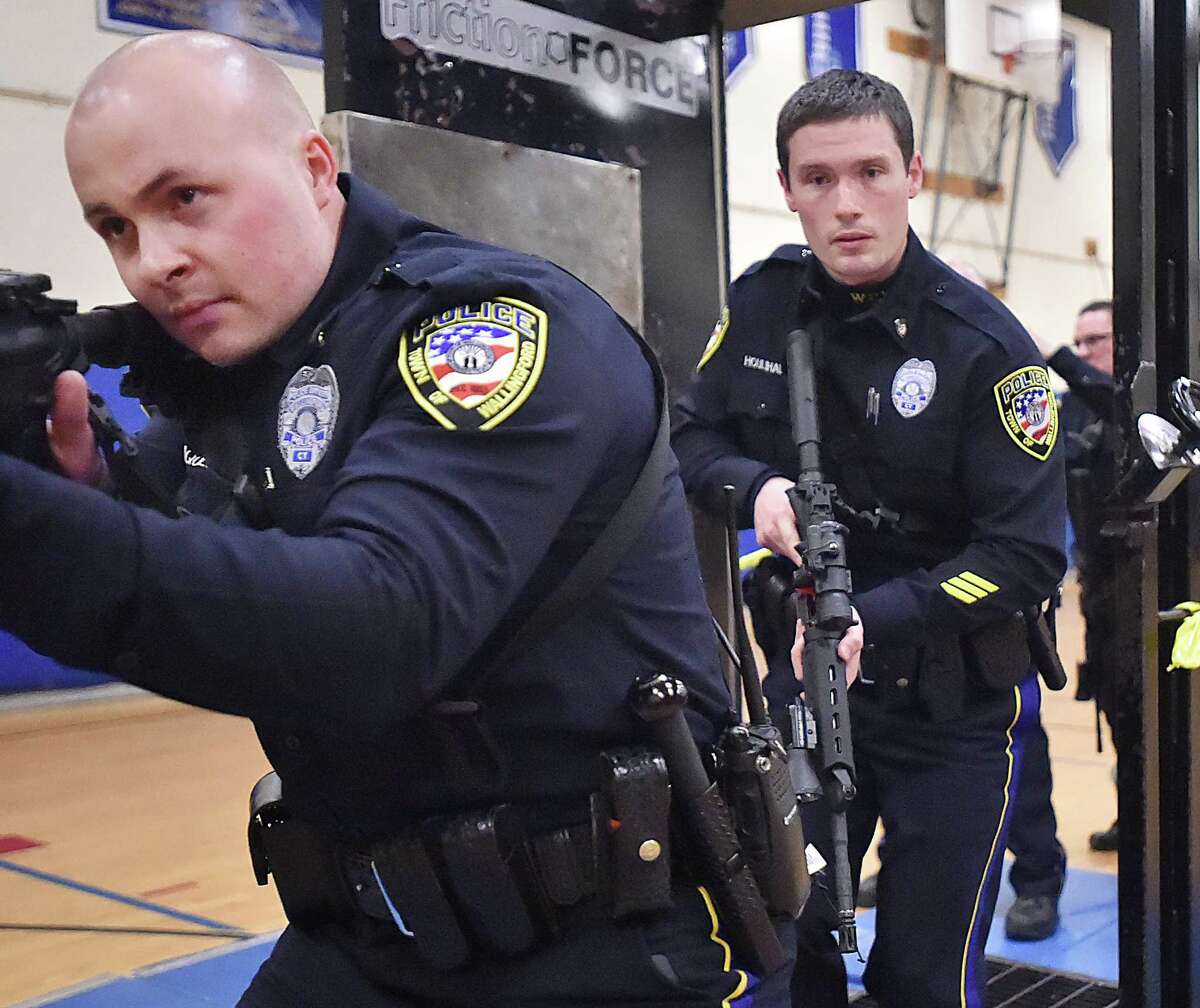 Wallingford police conduct active shooter drills at James J. Moran ...