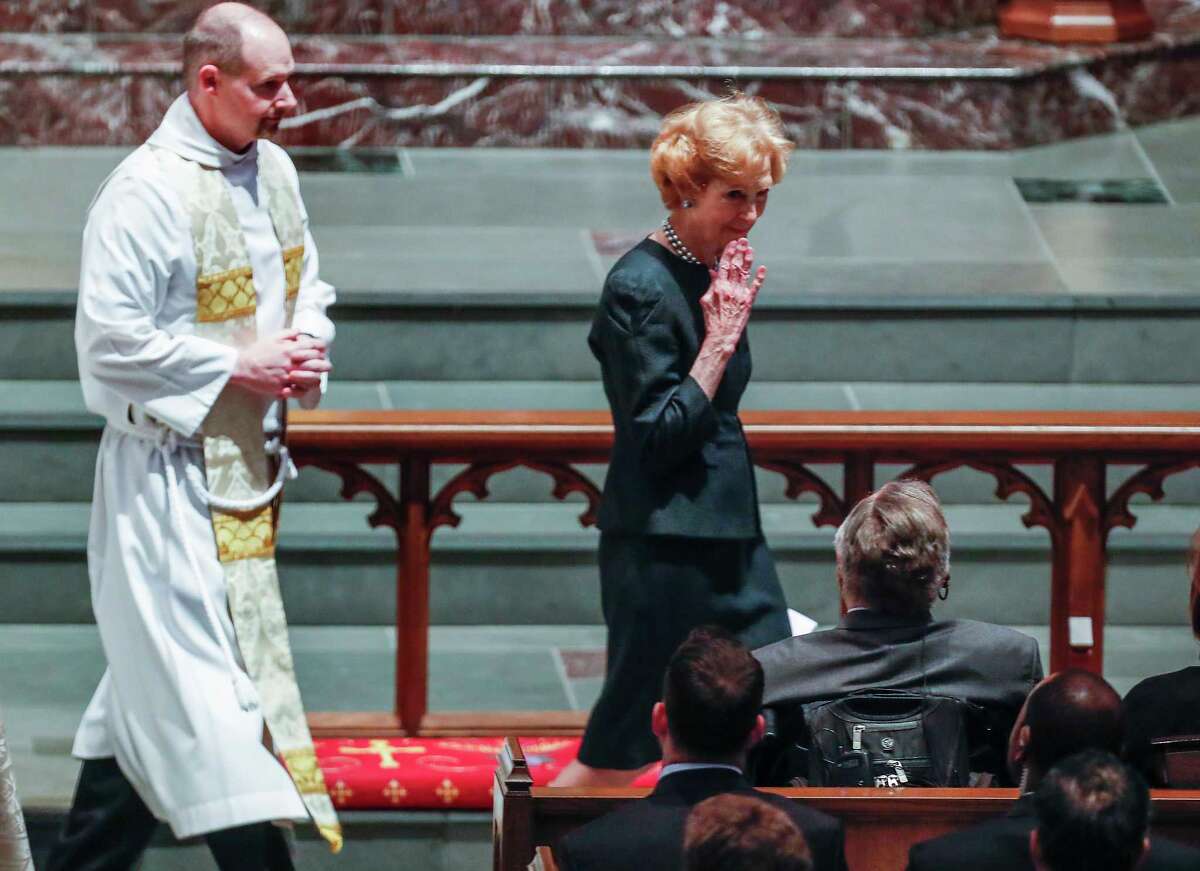 Photos from Barbara Bush's funeral show past presidents, first lady ...