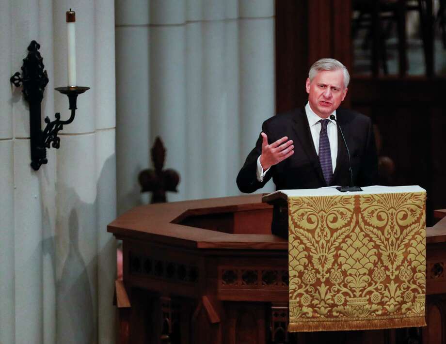 Photos from Barbara Bush's funeral show past presidents, first lady ...
