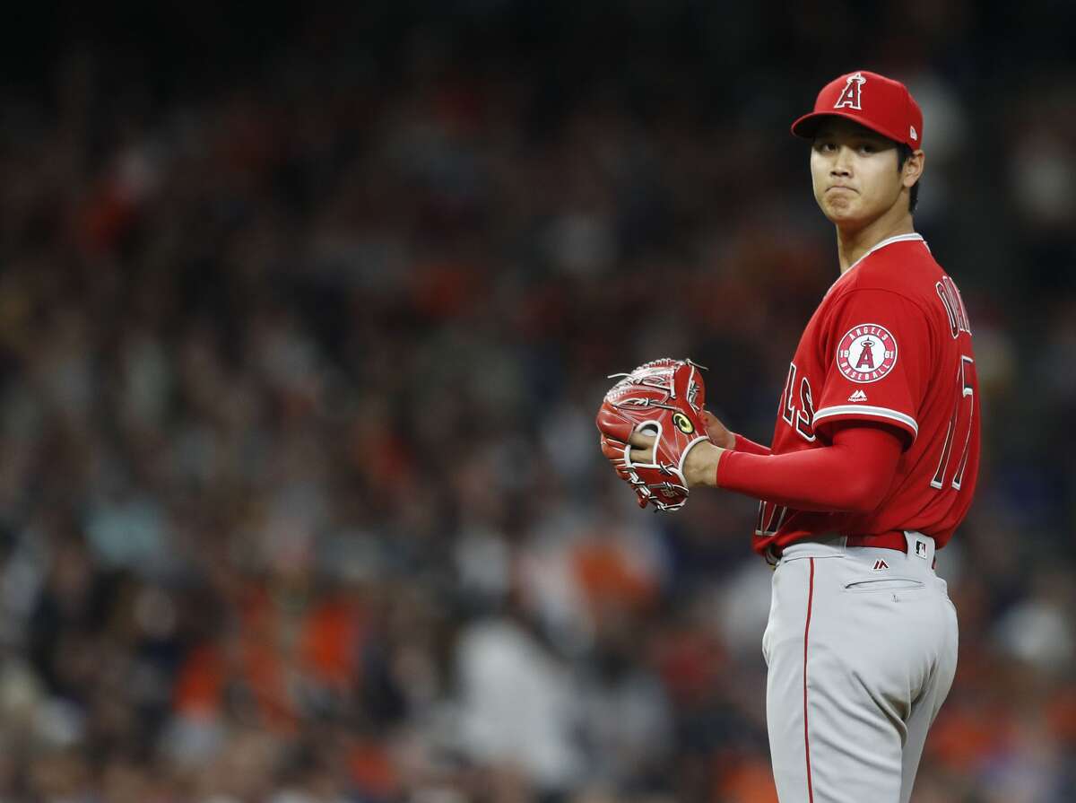 Angels' Shohei Ohtani gives Astros a glance at his gleaming potential