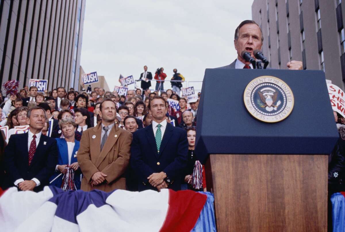 George H.W. Bush and Arnold Schwarzenegger's unlikely bromance