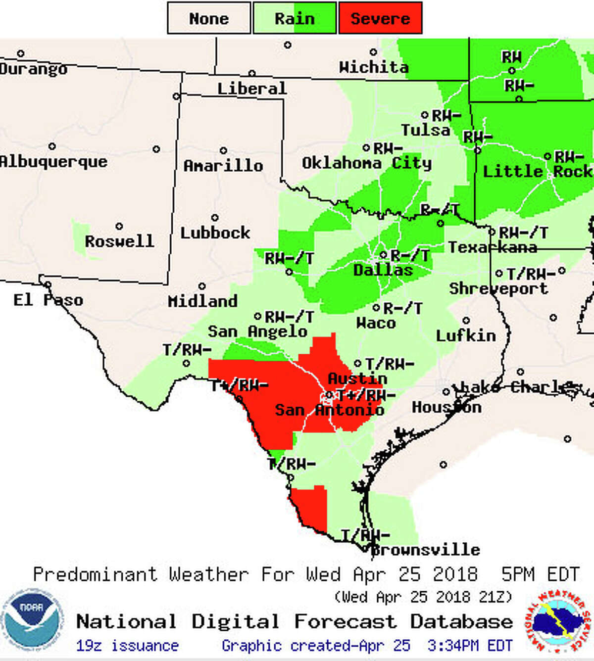 Strong winds, storms possible in Laredo this evening