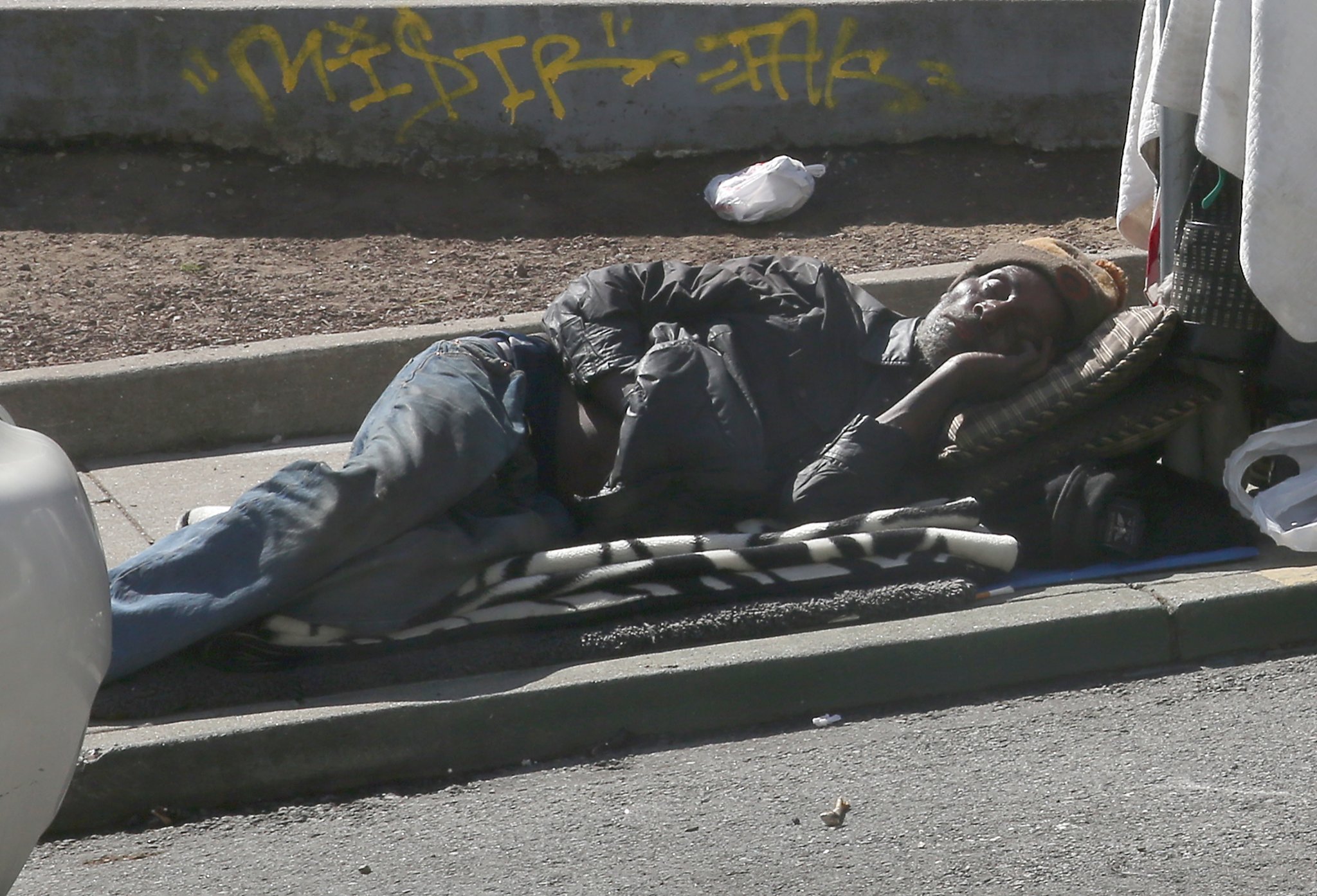 67 percent of Bay Area homeless are unsheltered. In New York, it's 5%.