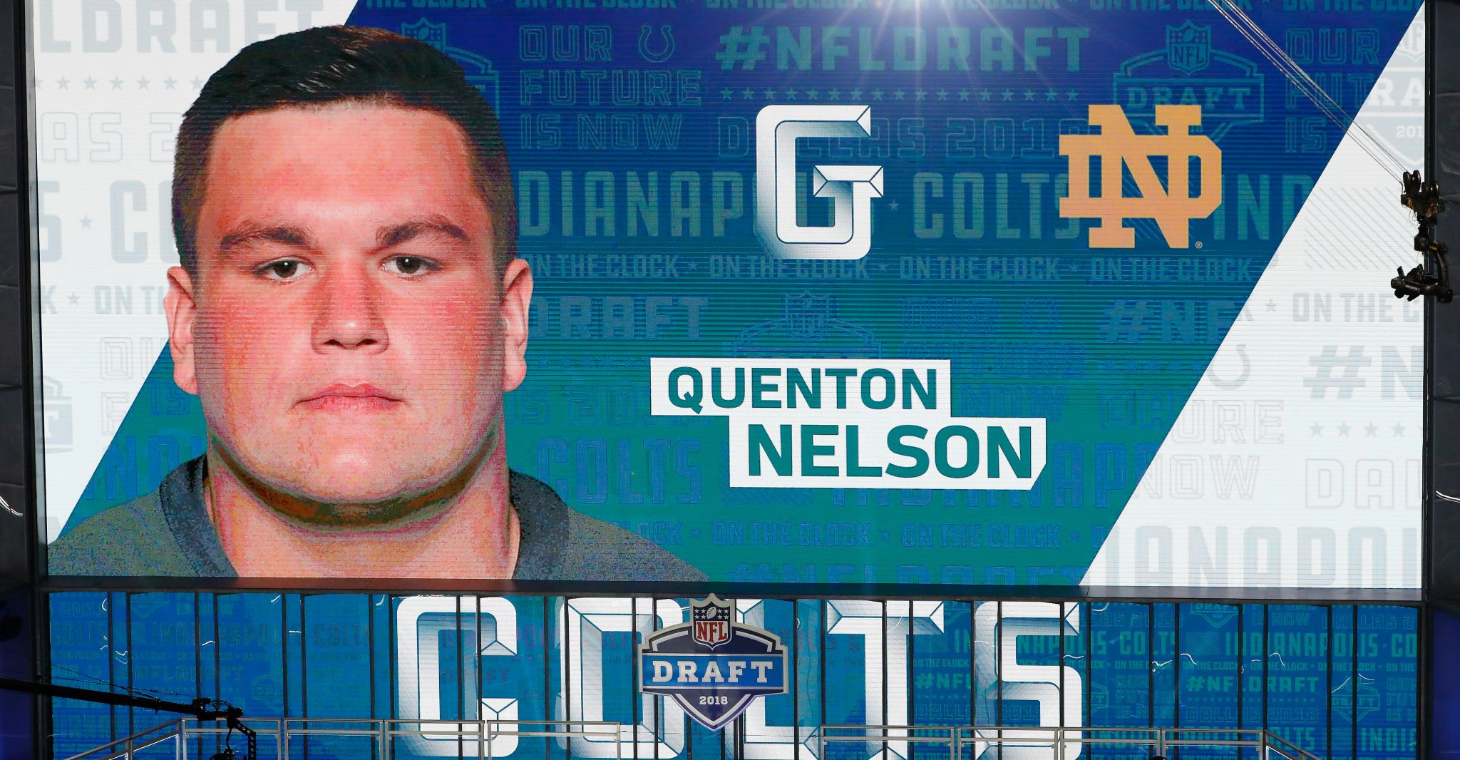 Colts draft nasty Notre Dame guard Quenton Nelson