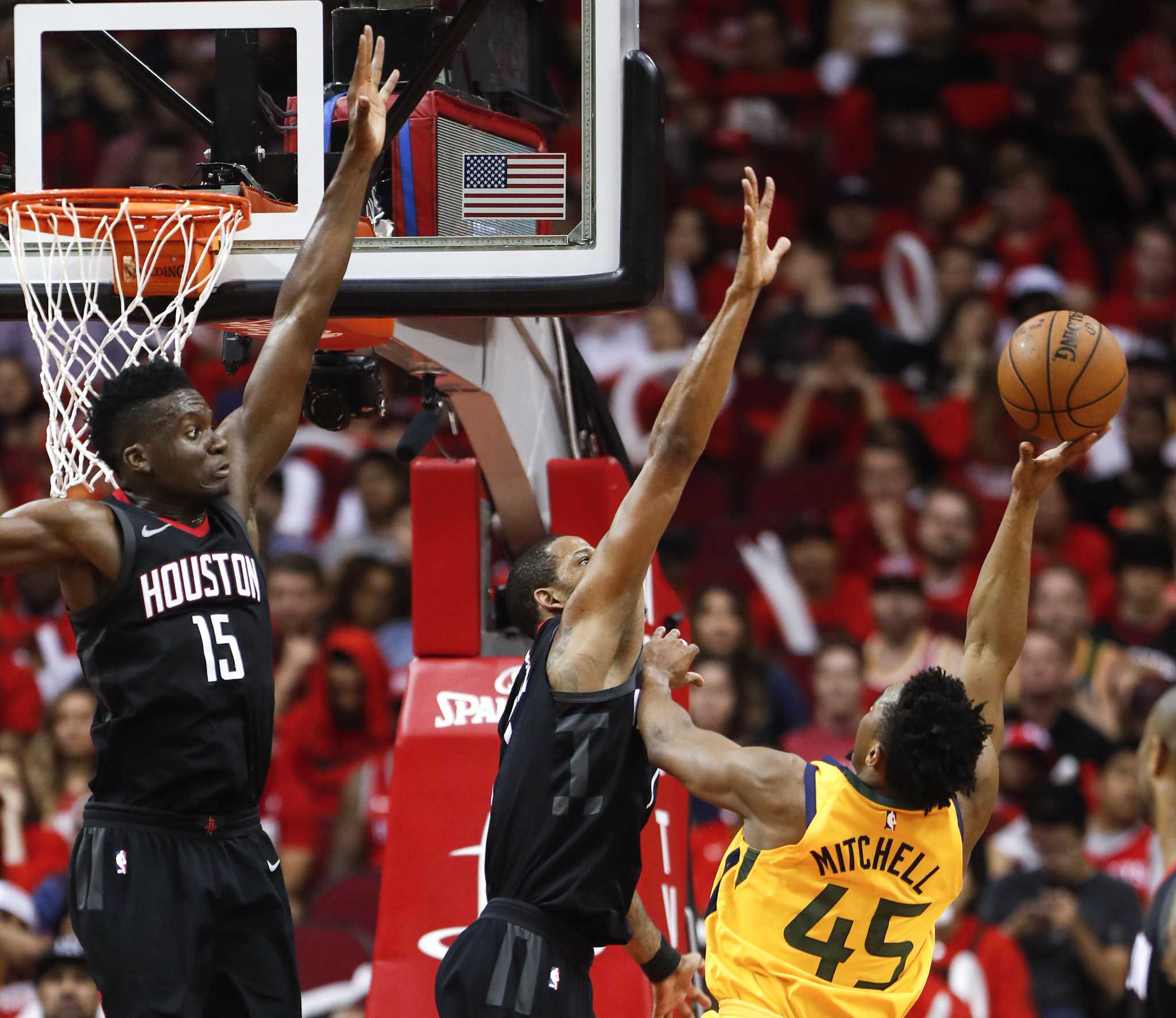 The defensive move the Rockets made to stop Donovan Mitchell