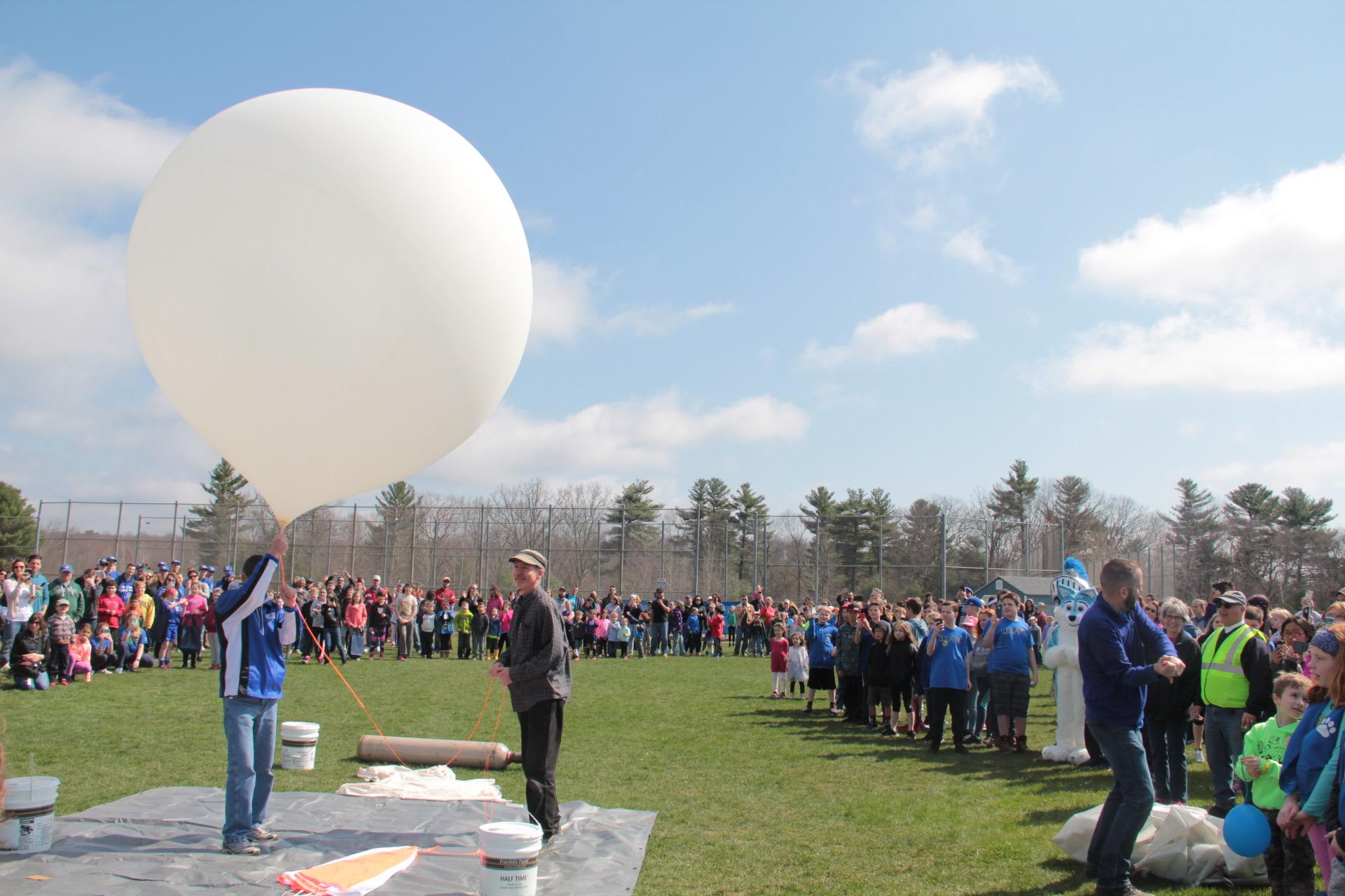 Region 10 students launch second annual weather balloon