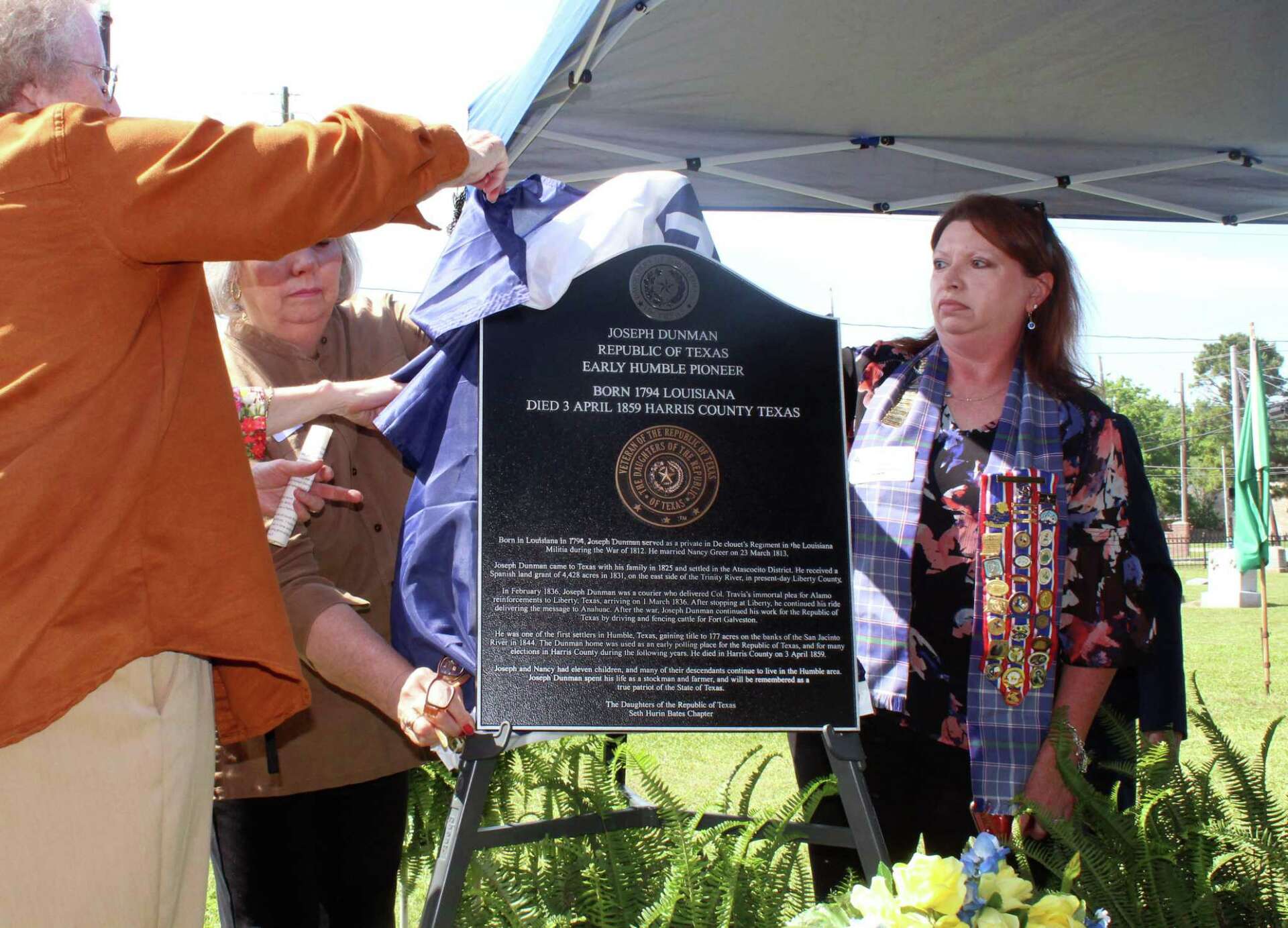 Historical marker honors ‘true father of Humble’ Joseph Dunman