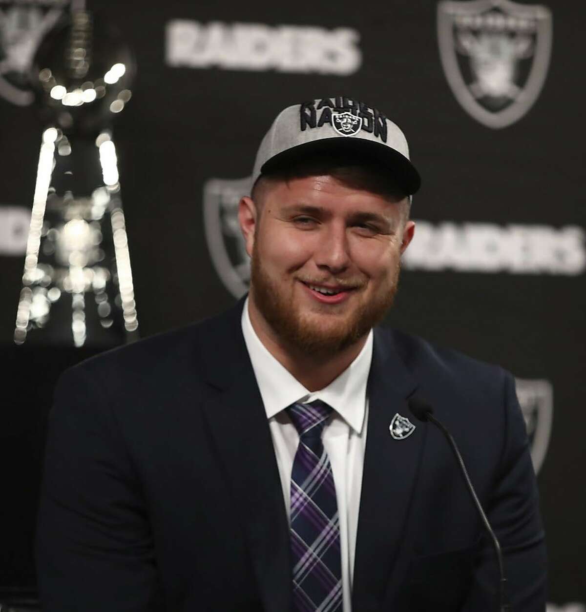 Raiders 1st-round pick Kolton Miller fueled by ‘quiet drive’