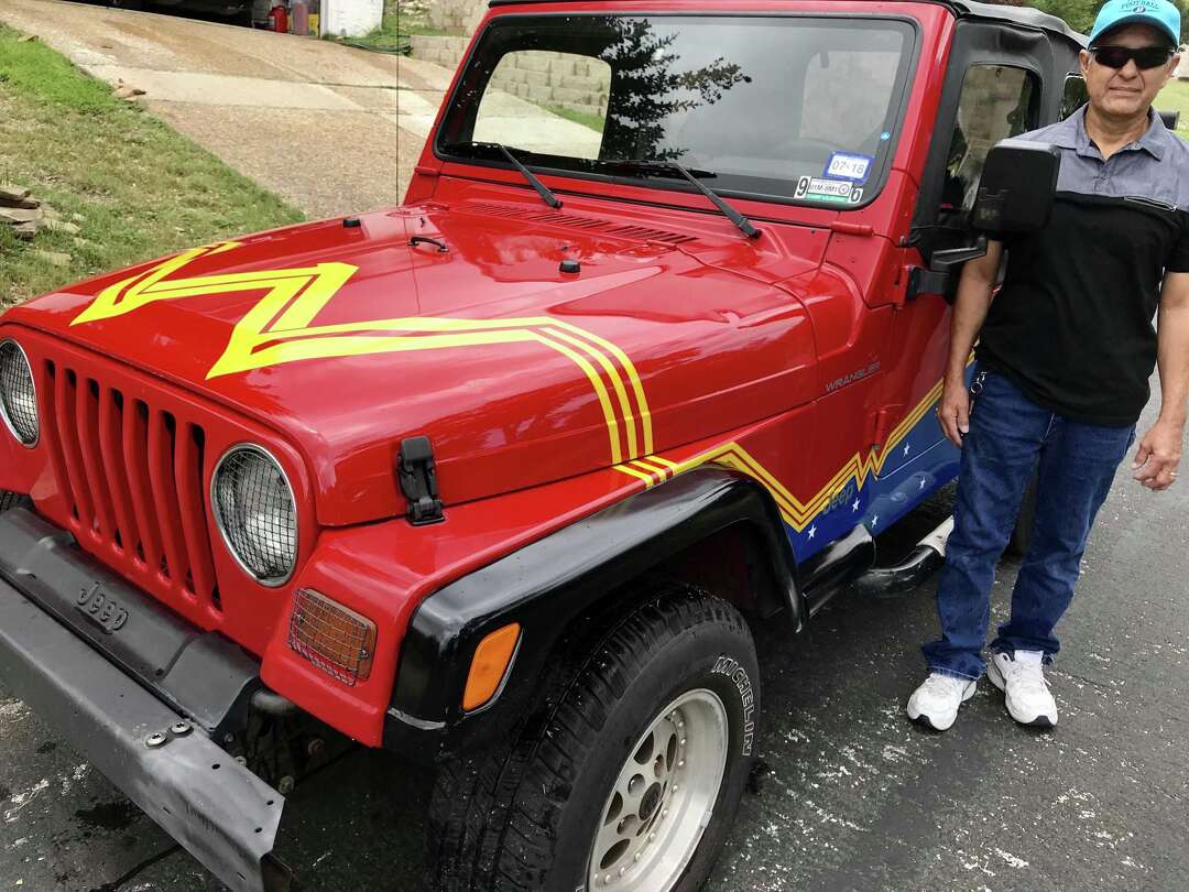 San Antonio granddad drives Wonder Woman Jeep