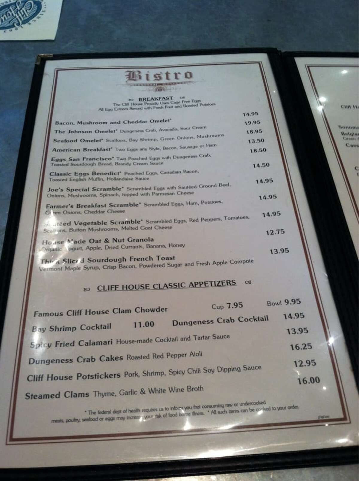 How San Francisco restaurant prices have changed in recent years