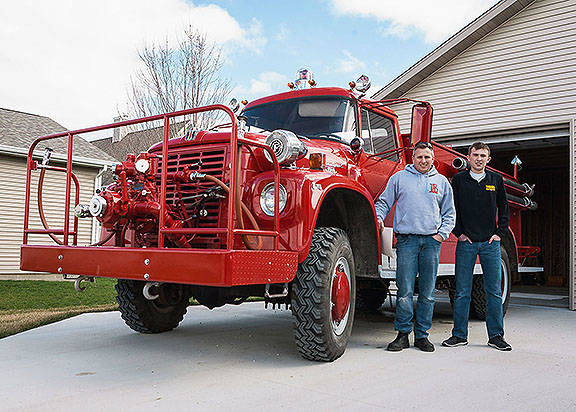 Third generation firefighter restores history