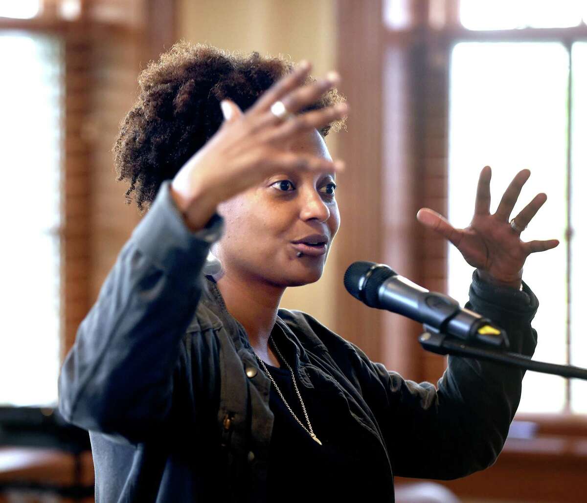 Poet Laureate Tracy K. Smith talks process with Hopkins students