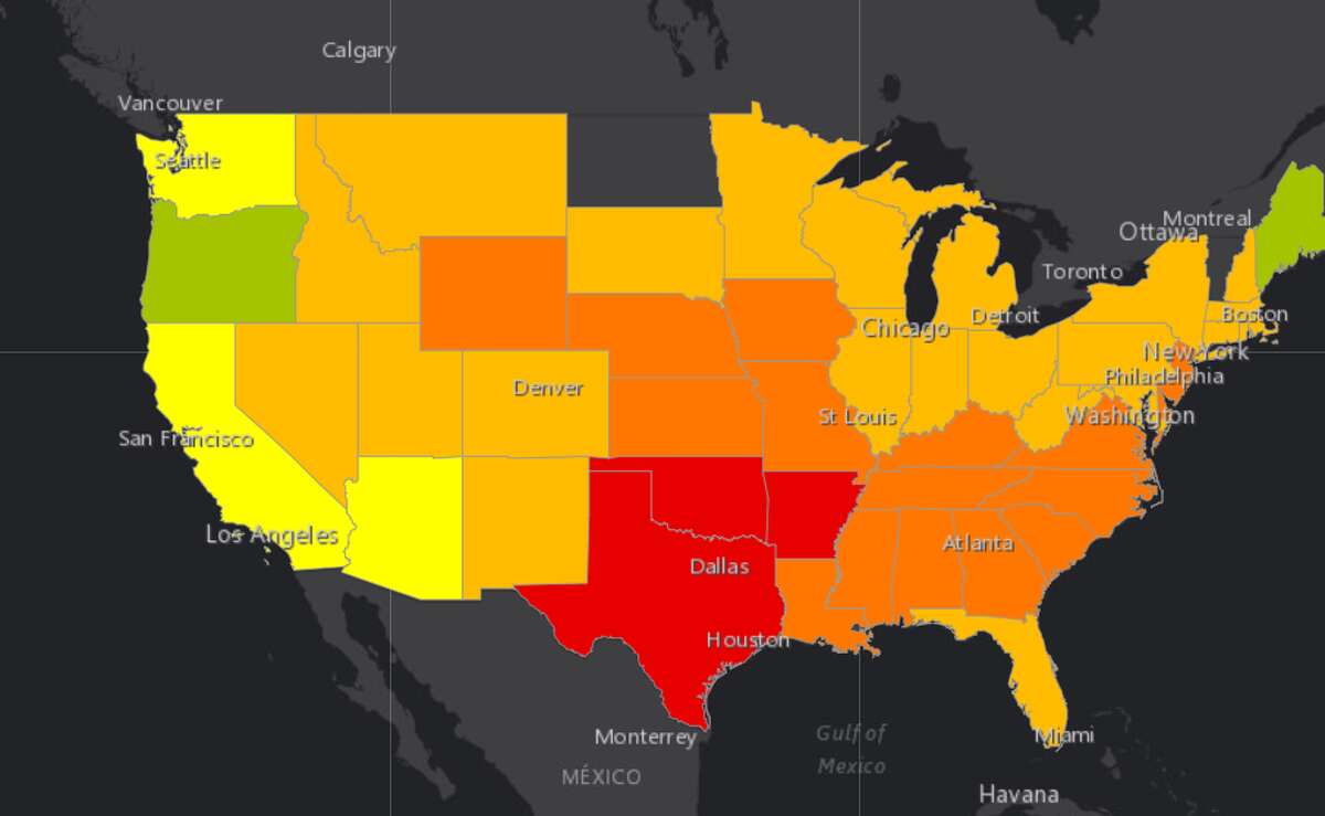 Texas was one of the sickest states this flu season