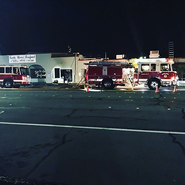 Large fire put out at Santa Rosa Seafood Market and Restaurant
