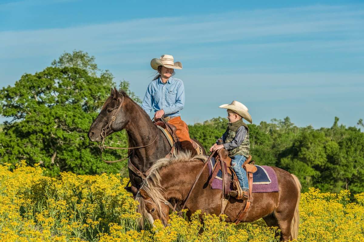 Saloon, private lake, and a personal peach orchard all come with ...