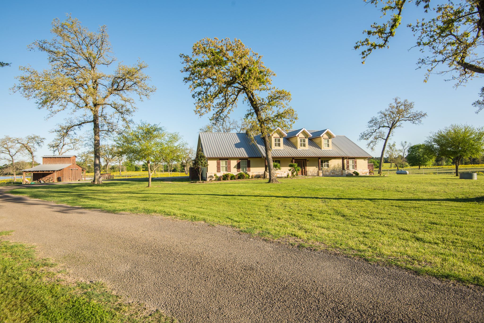 Saloon, private lake, and a personal peach orchard all come with ...