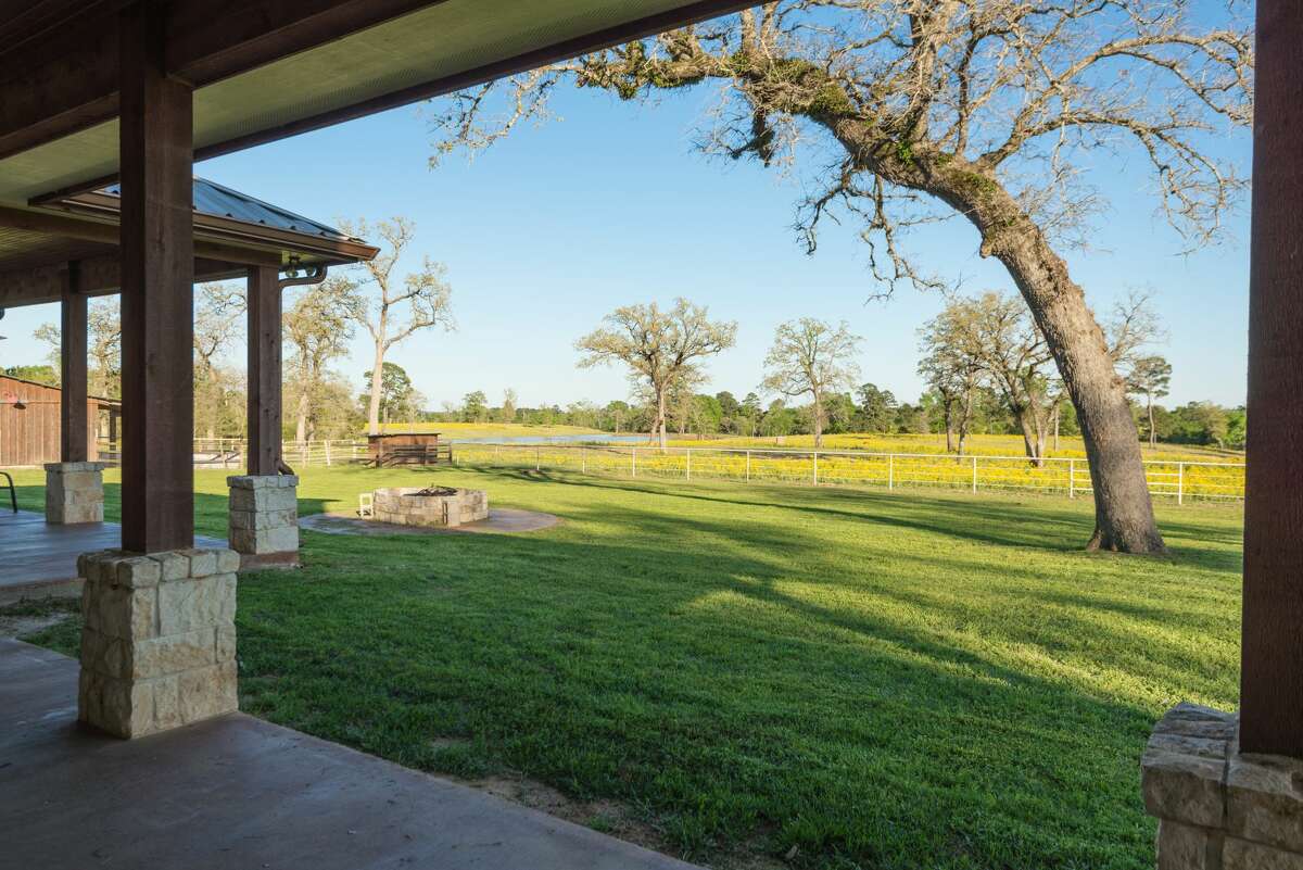 Saloon, private lake, and a personal peach orchard all come with ...