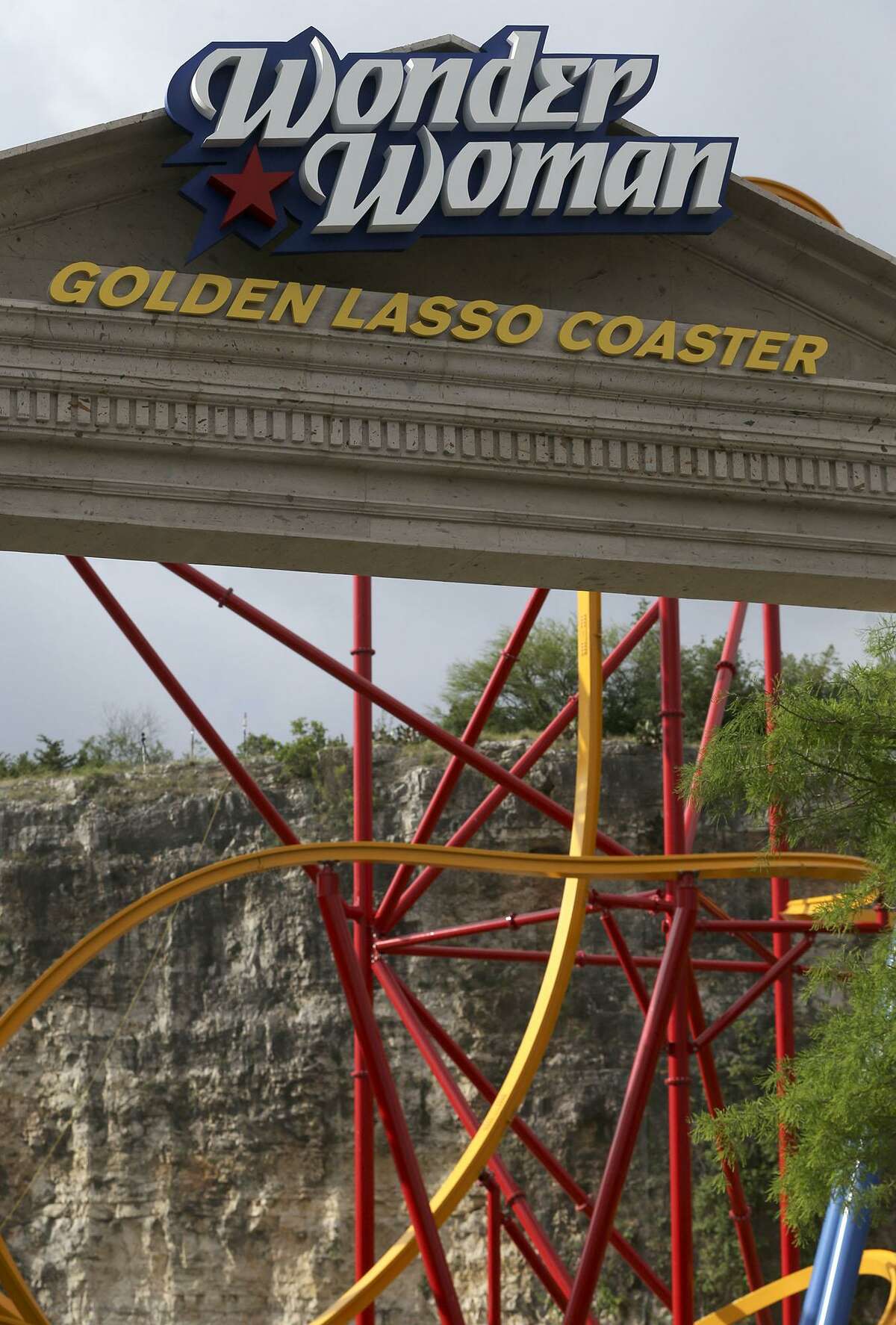 I rode the Six Flags Wonder Woman coaster, and it was awesome
