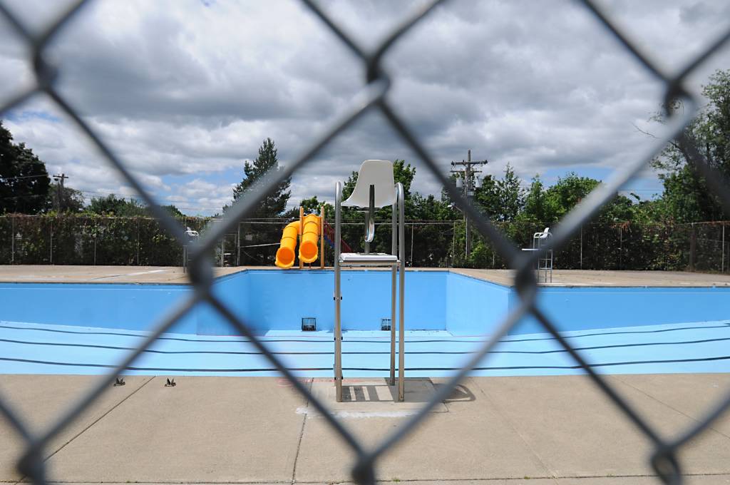 Troy pools await permit