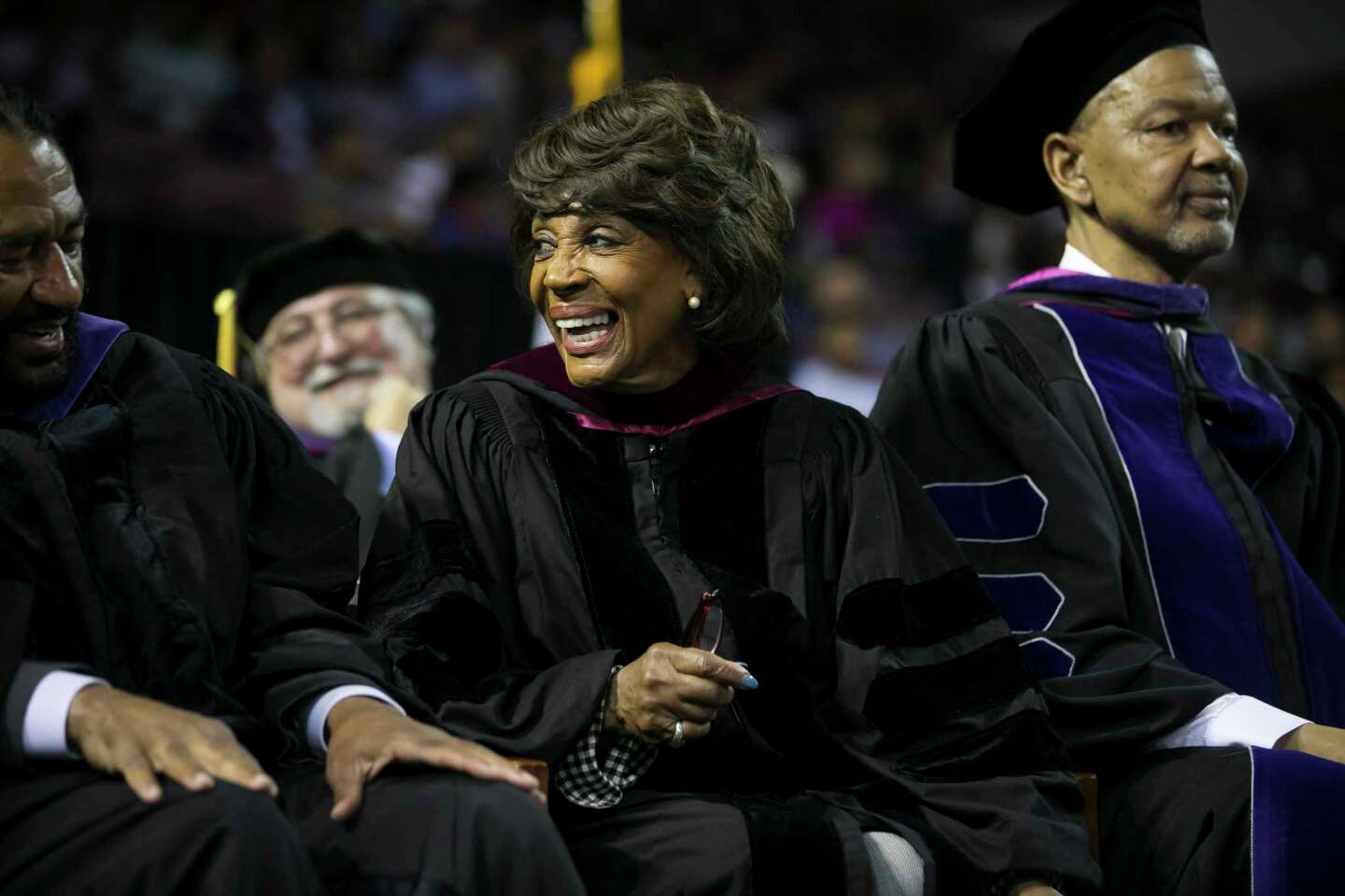 Houston man accused of leaving Maxine Waters racist threats