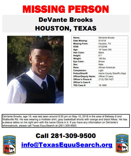 Search continues for missing 19-year-old