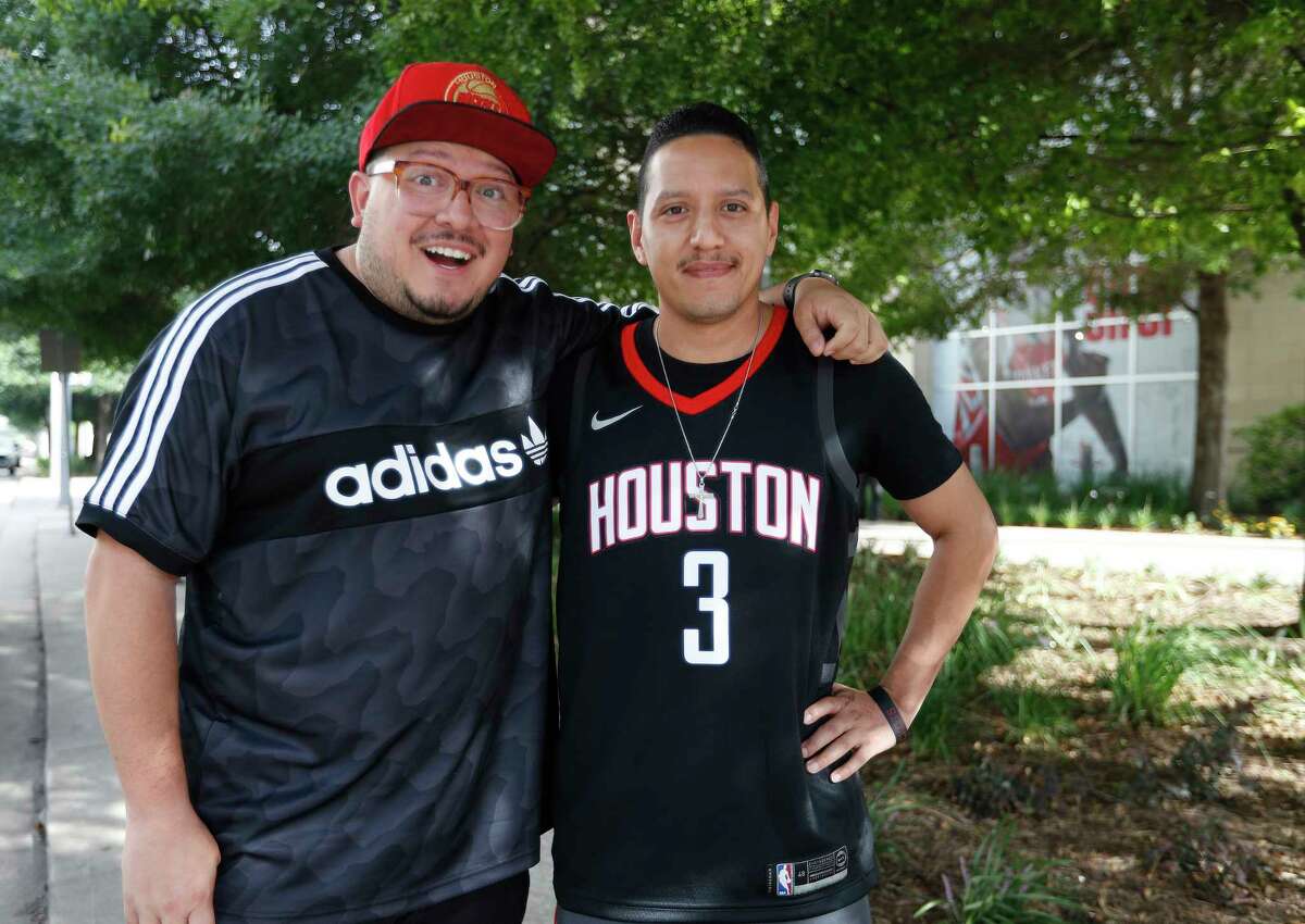 Celebrities at Game 1 of Rockets-Warriors series
