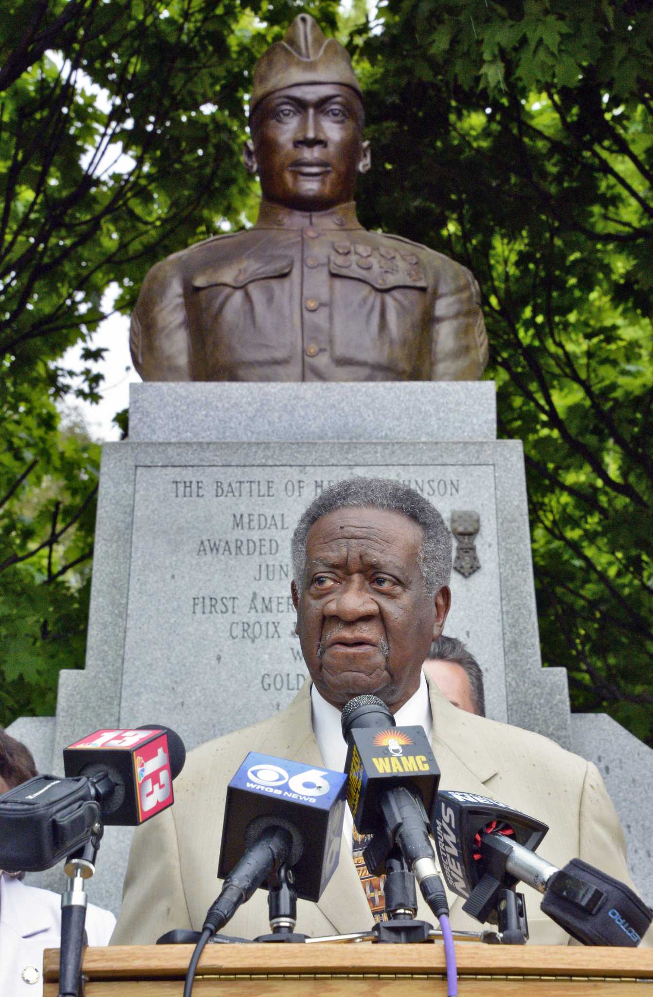 Ceremony marks 100th anniversary of Henry Johnson's heroism