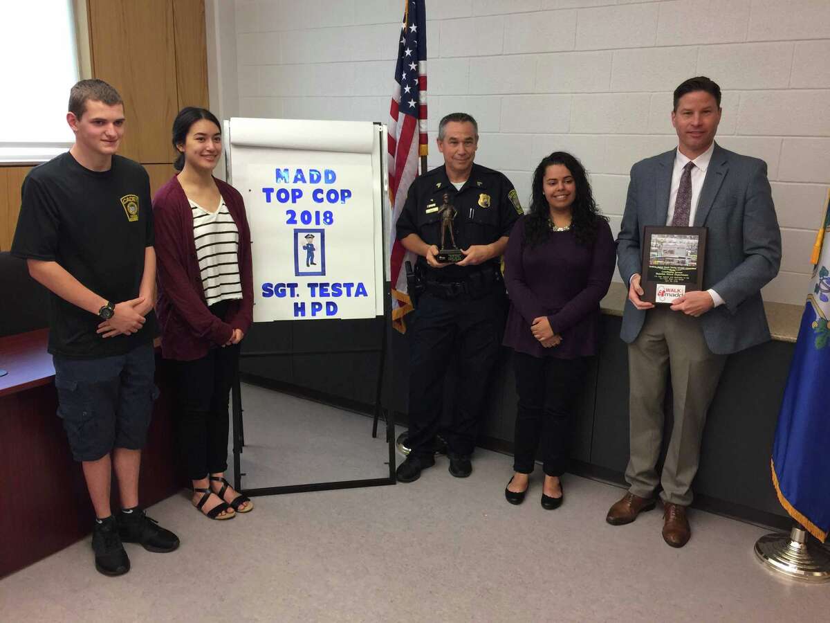Hamden police sergeant named MAAD’s ‘Top Cop’ for efforts to fight ...