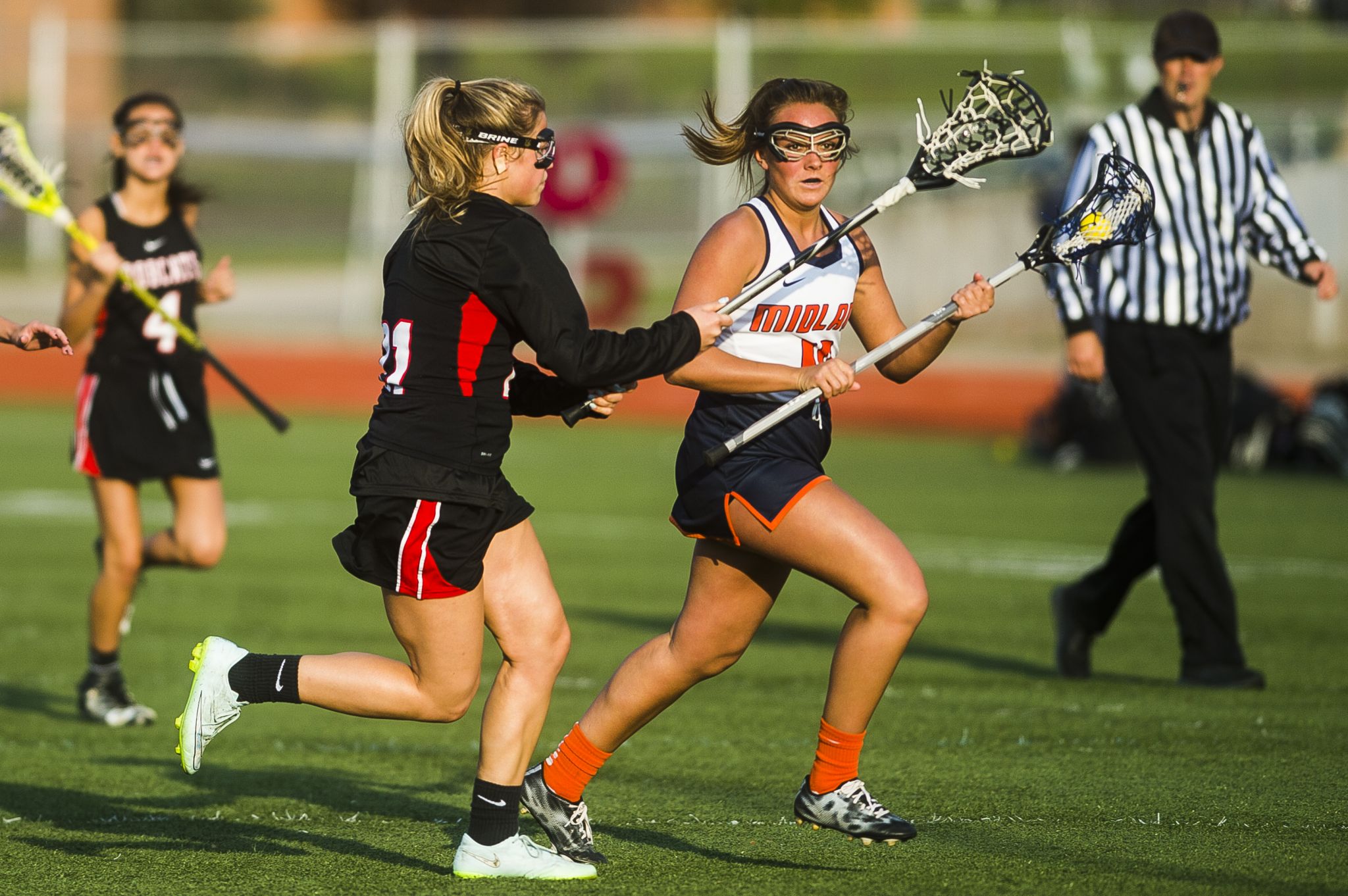 Wild leads Midland girls lacrosse to win on senior night