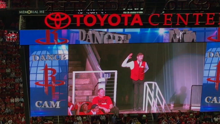 Rockets bring back the Dancing Usher for Game 2