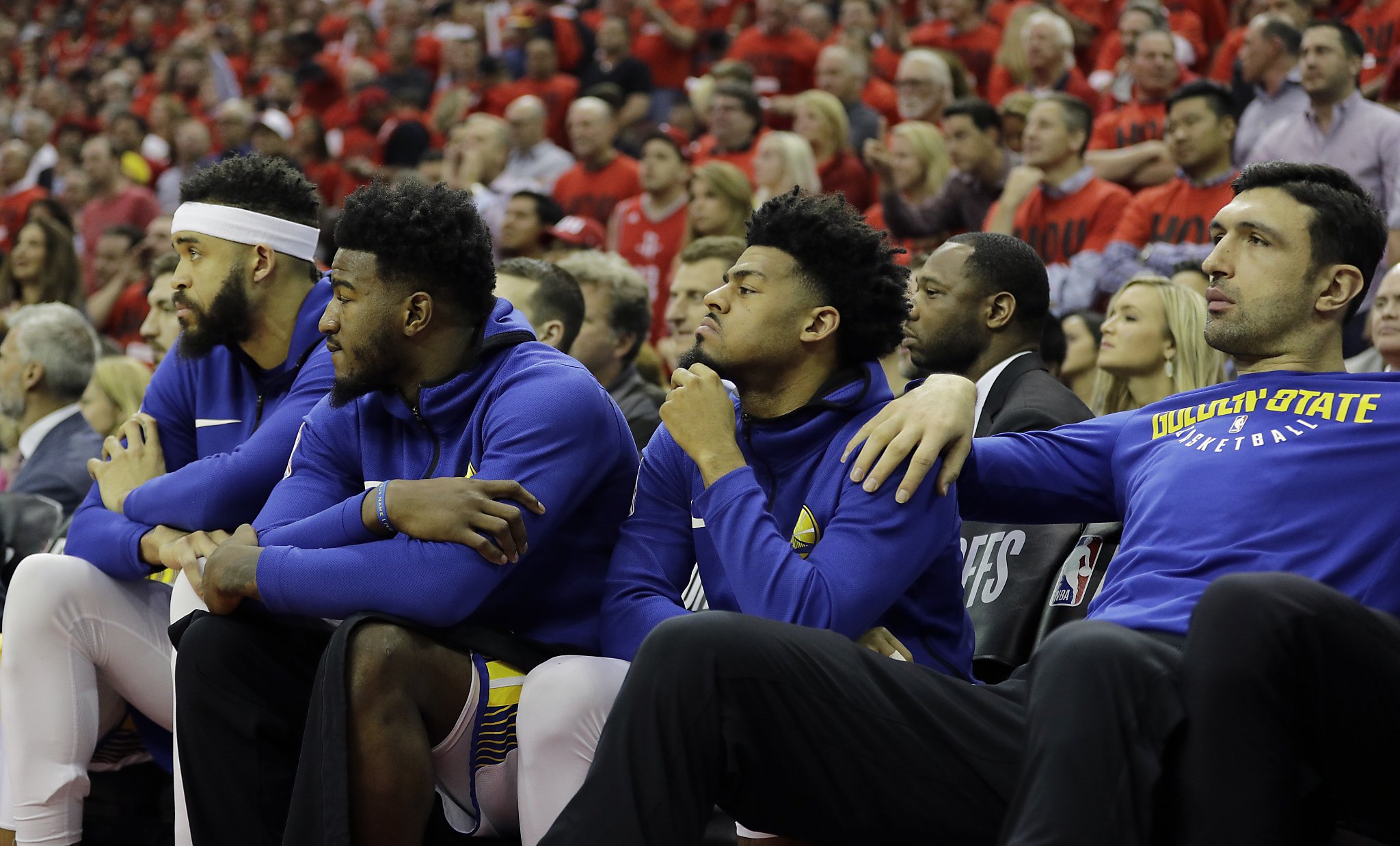 The Warriors’ bench, and the whiff of nostalgia
