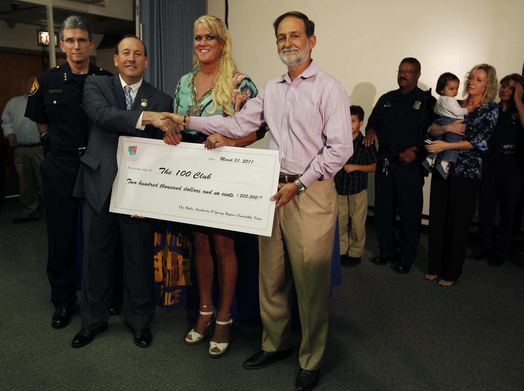 Local philanthropist bears gifts totalling $800,000