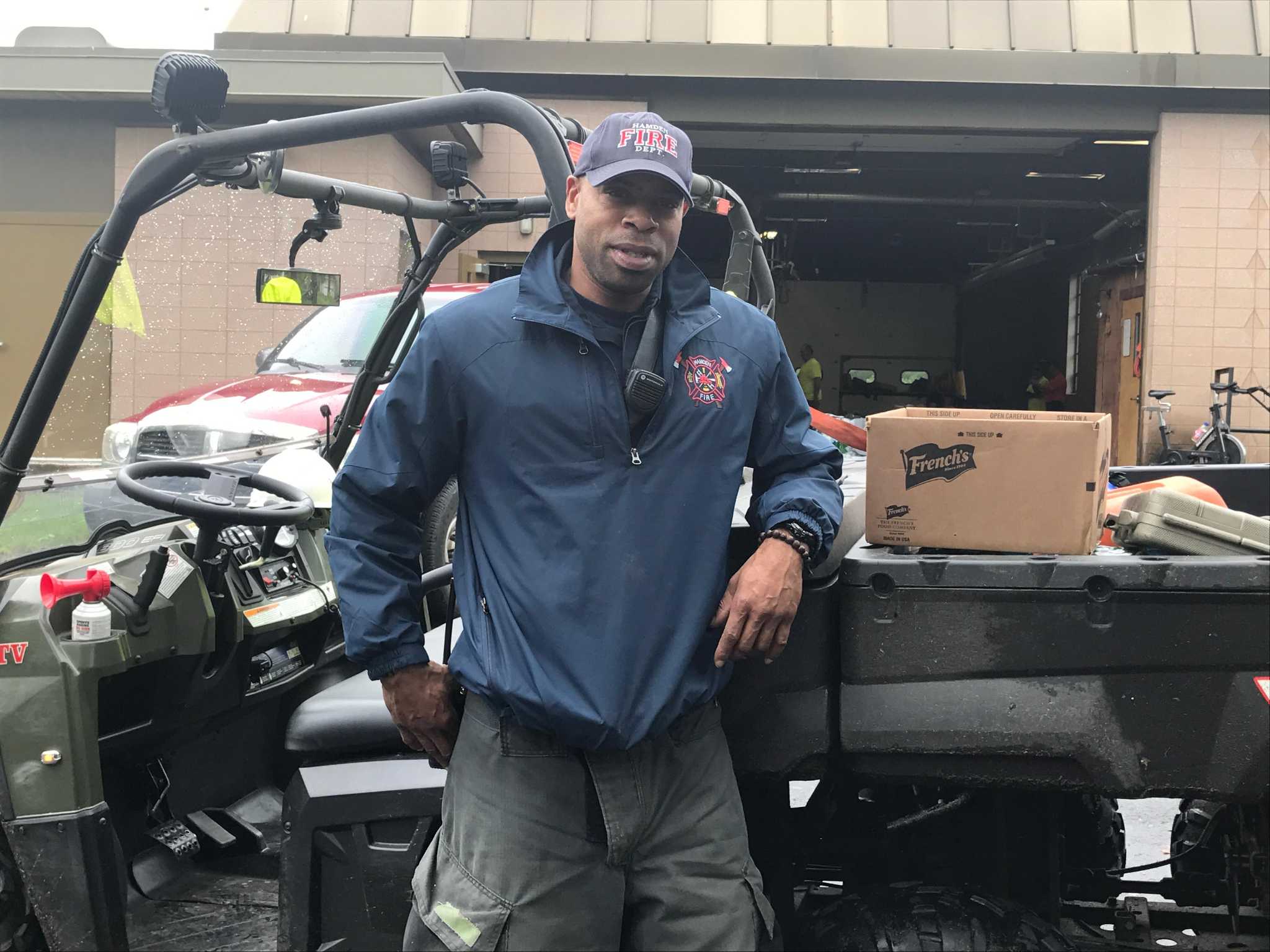 Hamden firefighters use ATVs to get help to people after tornado