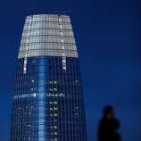 Atop Salesforce Tower, one of the world’s highest works of public art ...