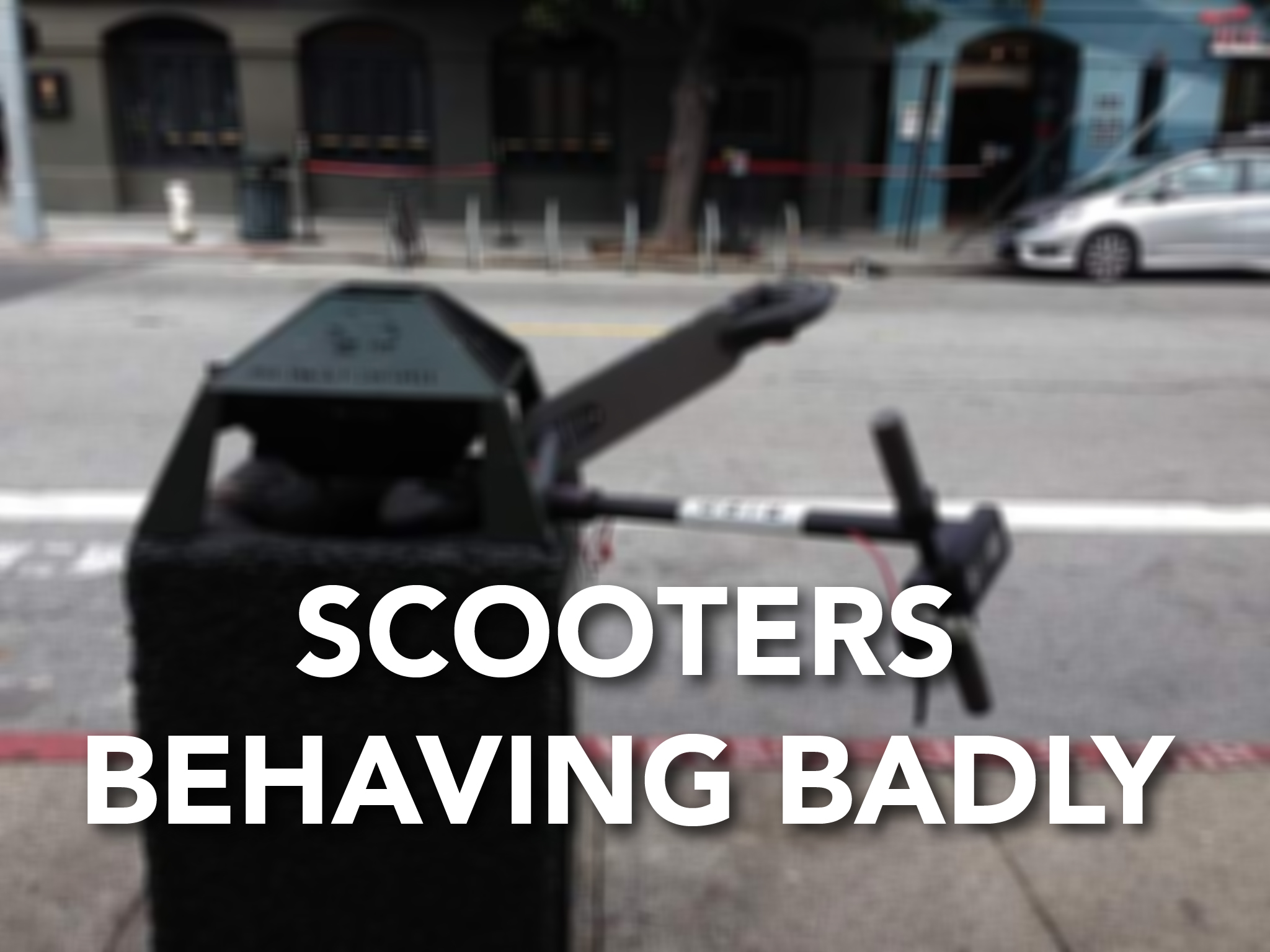 Scooters behaving badly: Photos show the worst-parked scooters in San ...