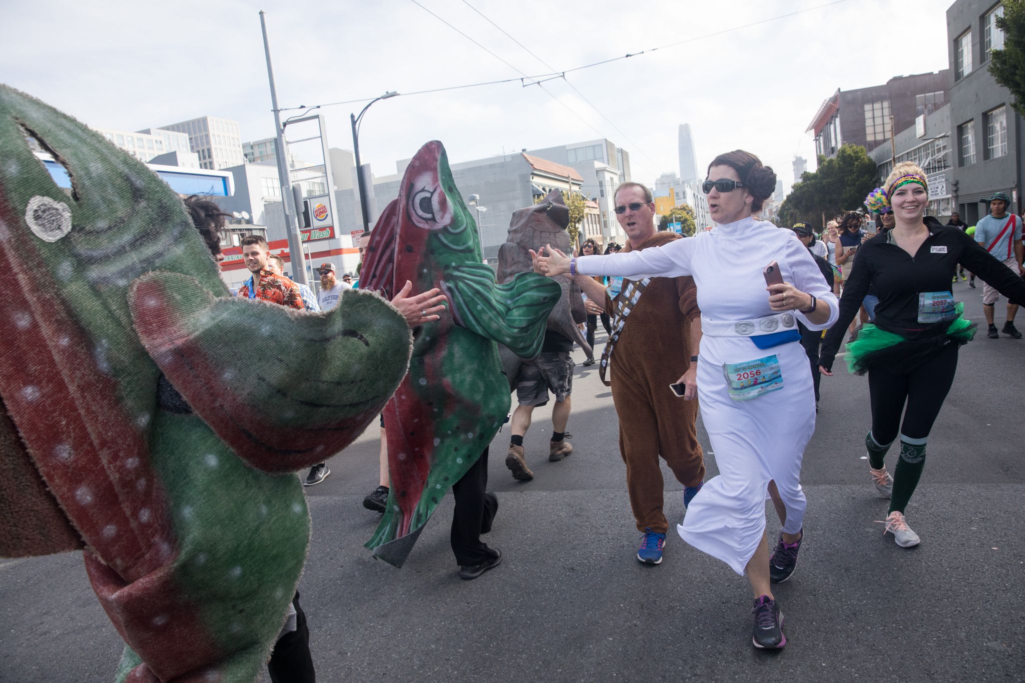 The salmon run is SF's weirdest Bay to Breakers tradition