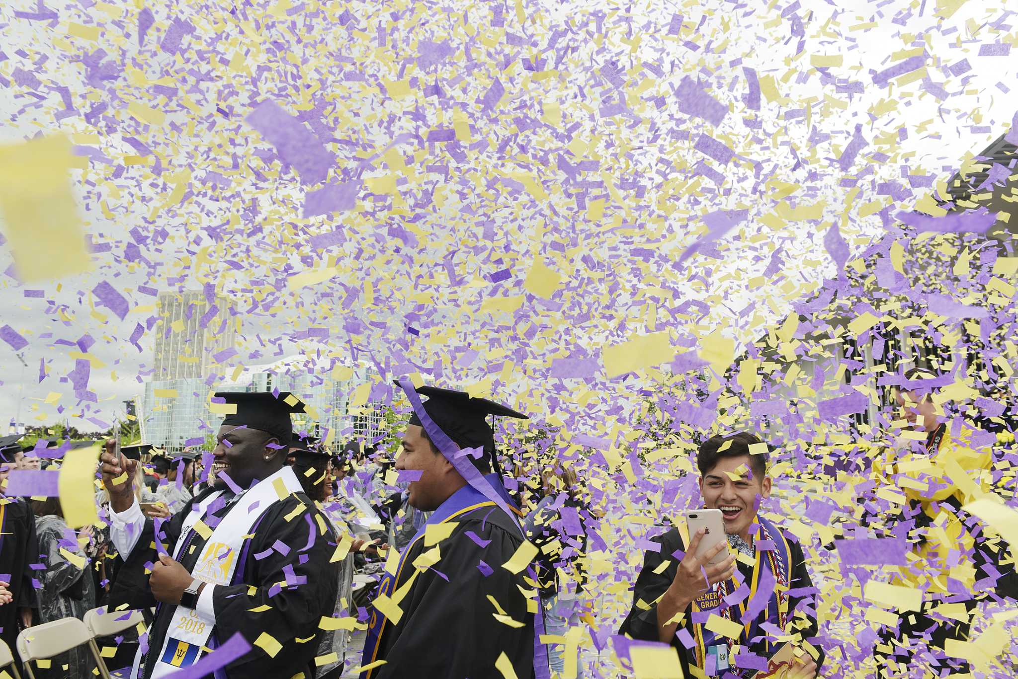 Graduation cap designs from past Capital Region commencements